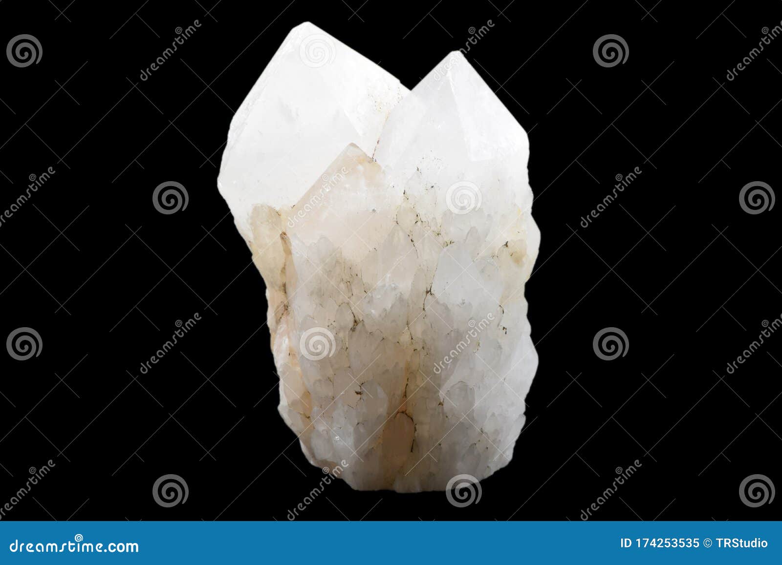 Cathedral Quartz Cluster stock image. Image of specimen - 174253535