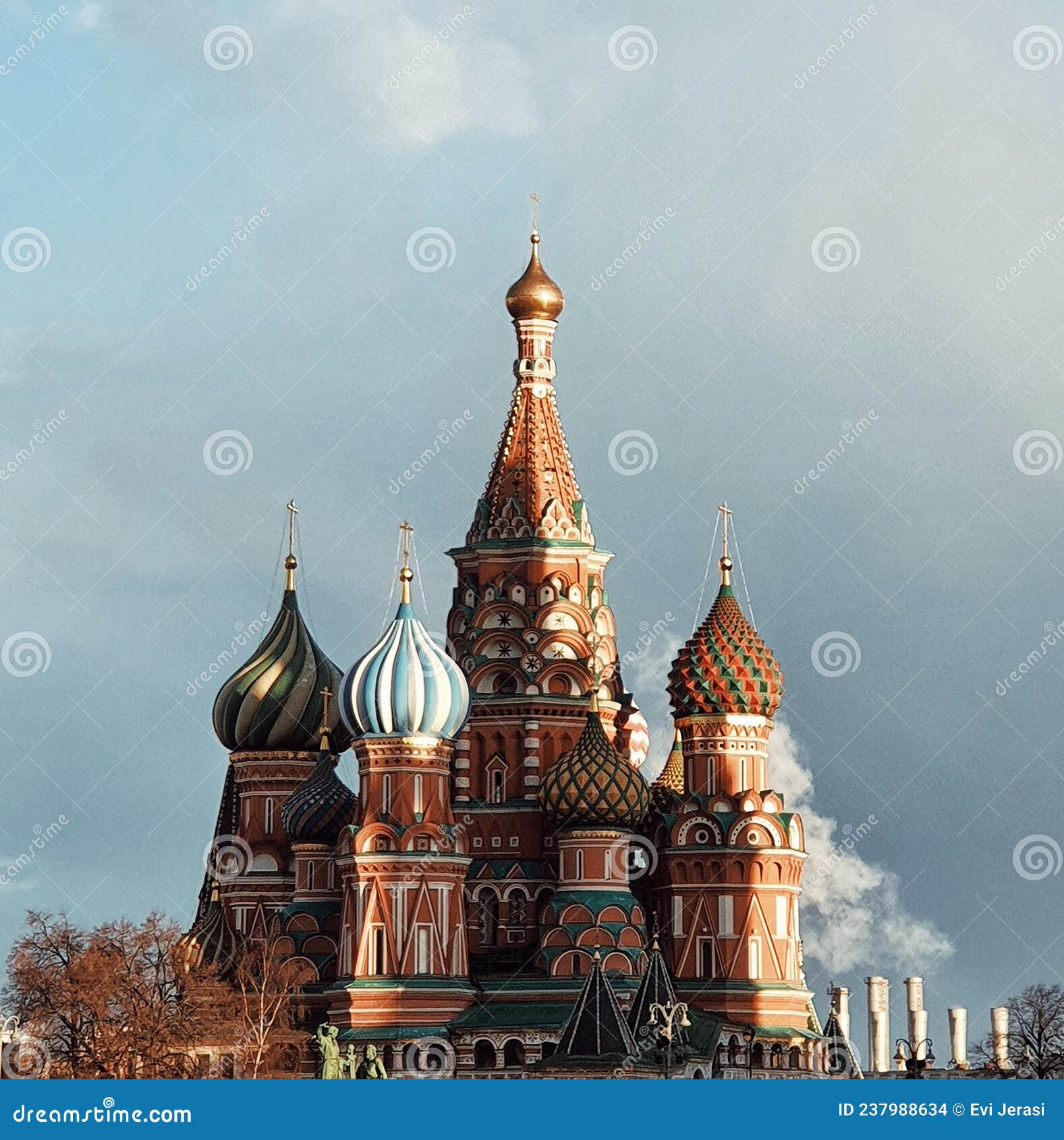 Cathedral, Red Square. stock photo. Image of square - 237988634