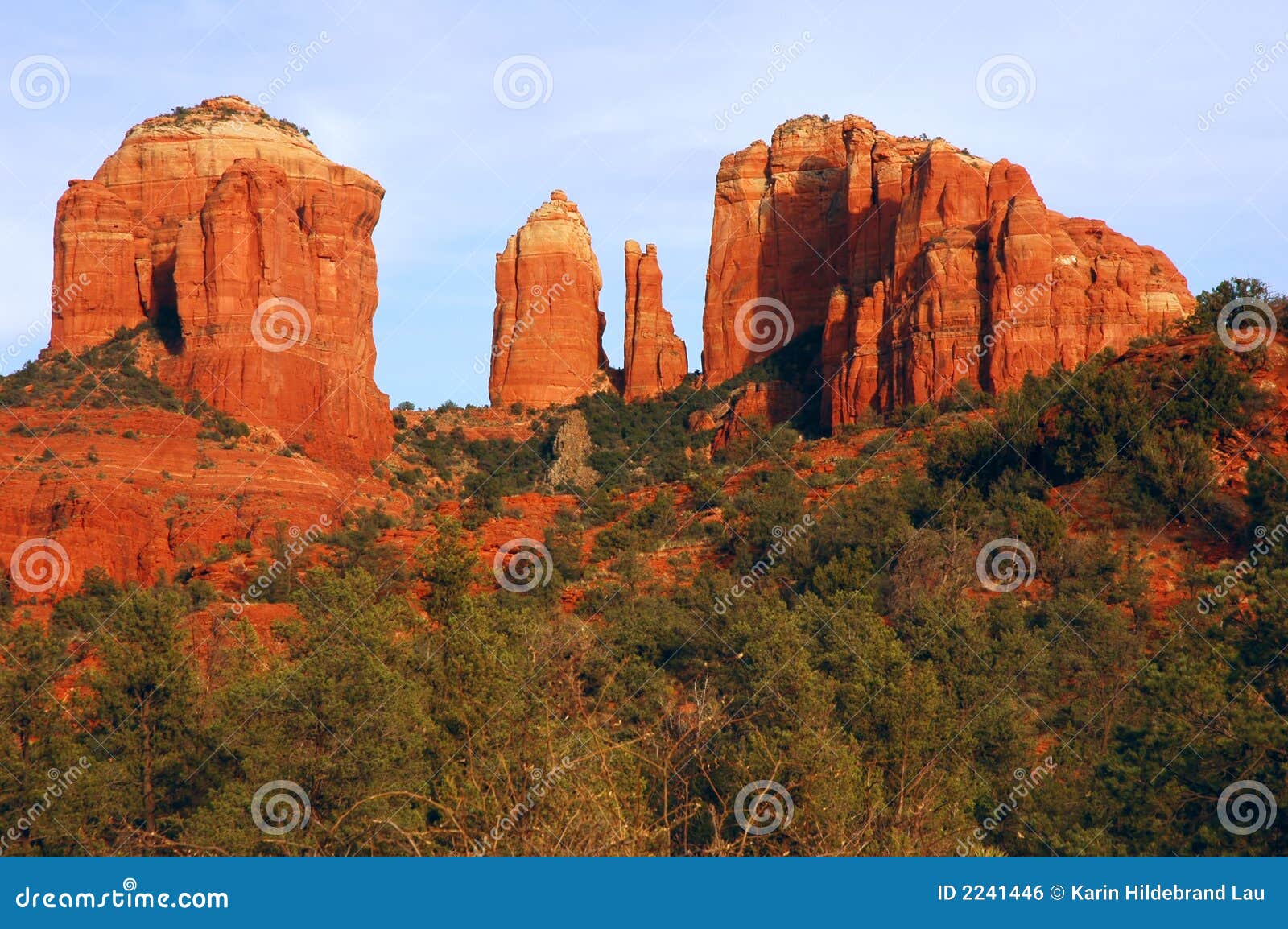 Cathedral Rock stock photo. Image of state, scenic, rock - 2241446