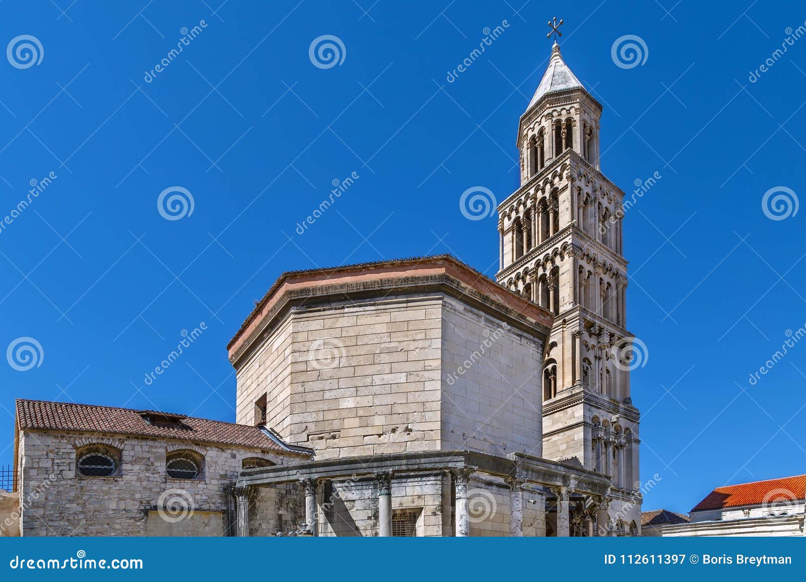 Cathedral of Saint Domnius, Split, Croatia Stock Image - Image of ...