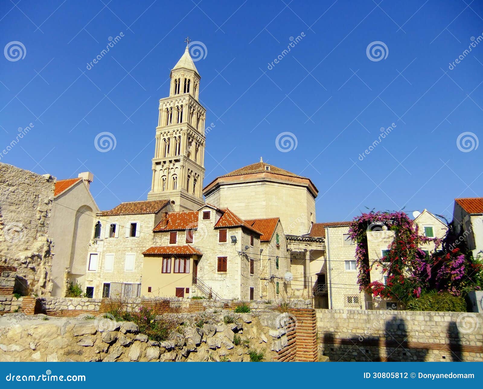 Cathedral of Saint Domnius, Split Stock Photo - Image of cityscape ...