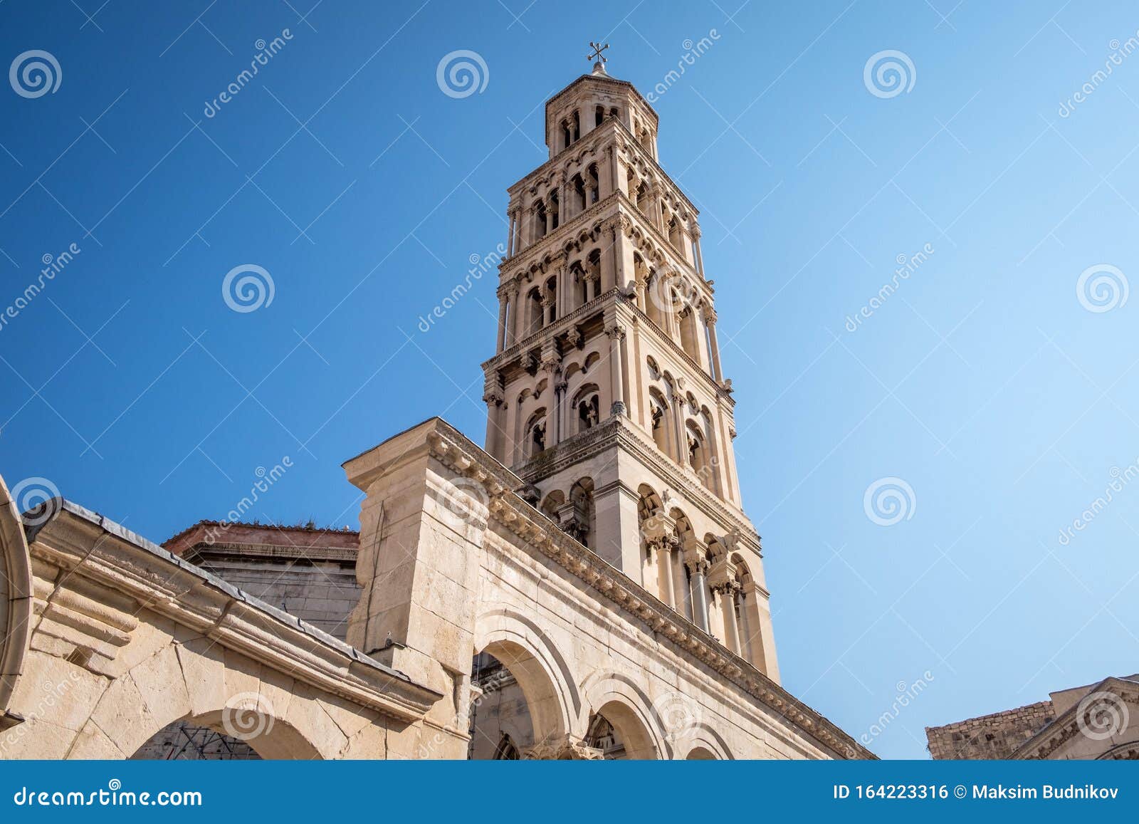 The Cathedral of Saint Domnius in Split Stock Photo - Image of europe ...