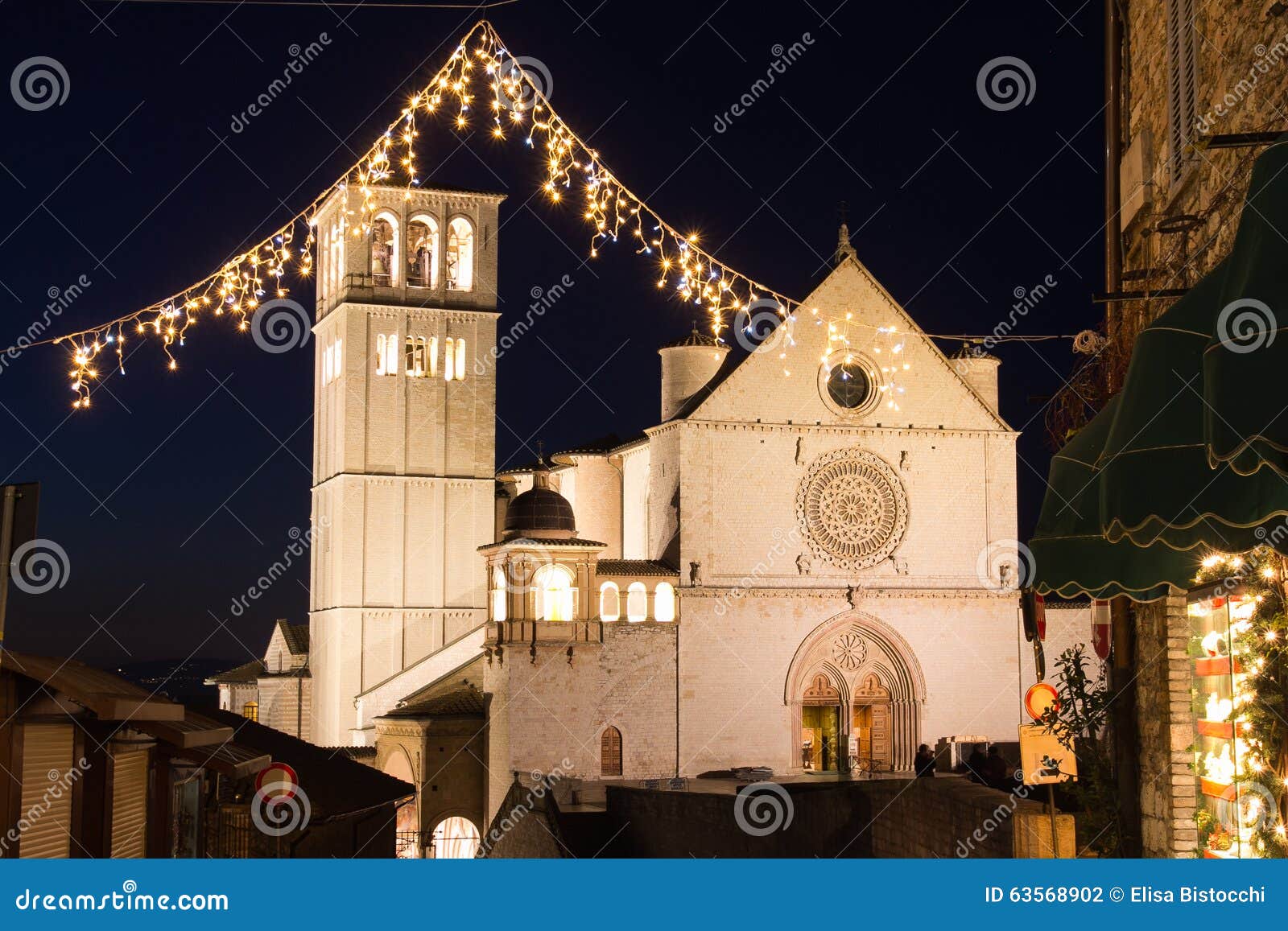 Cathedral of Saint Francis in Assisi Stock Photo - Image of assisi ...