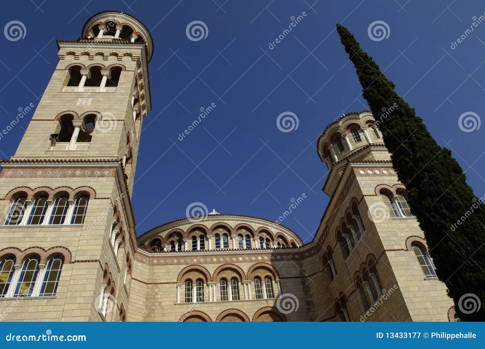 Cathedral of Saint Nectarios Stock Image - Image of monastery, prayer ...