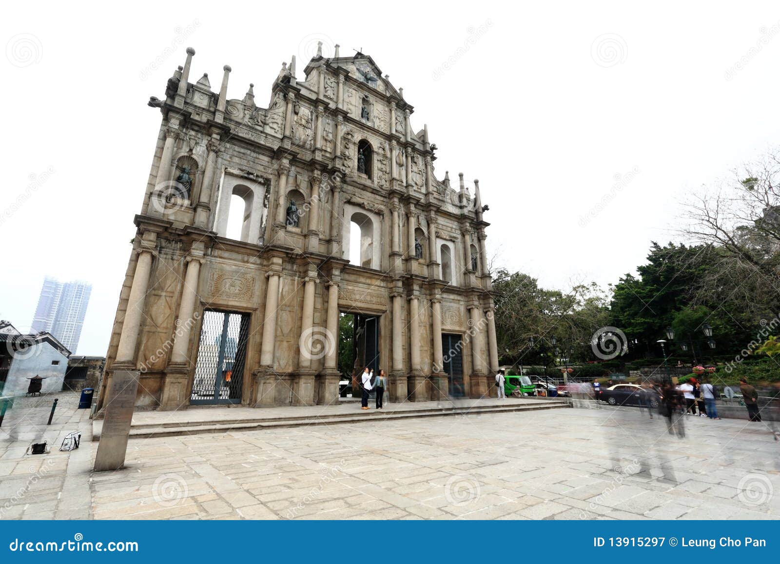 Cathedral of Saint Paul in Macau Stock Image - Image of catholic ...