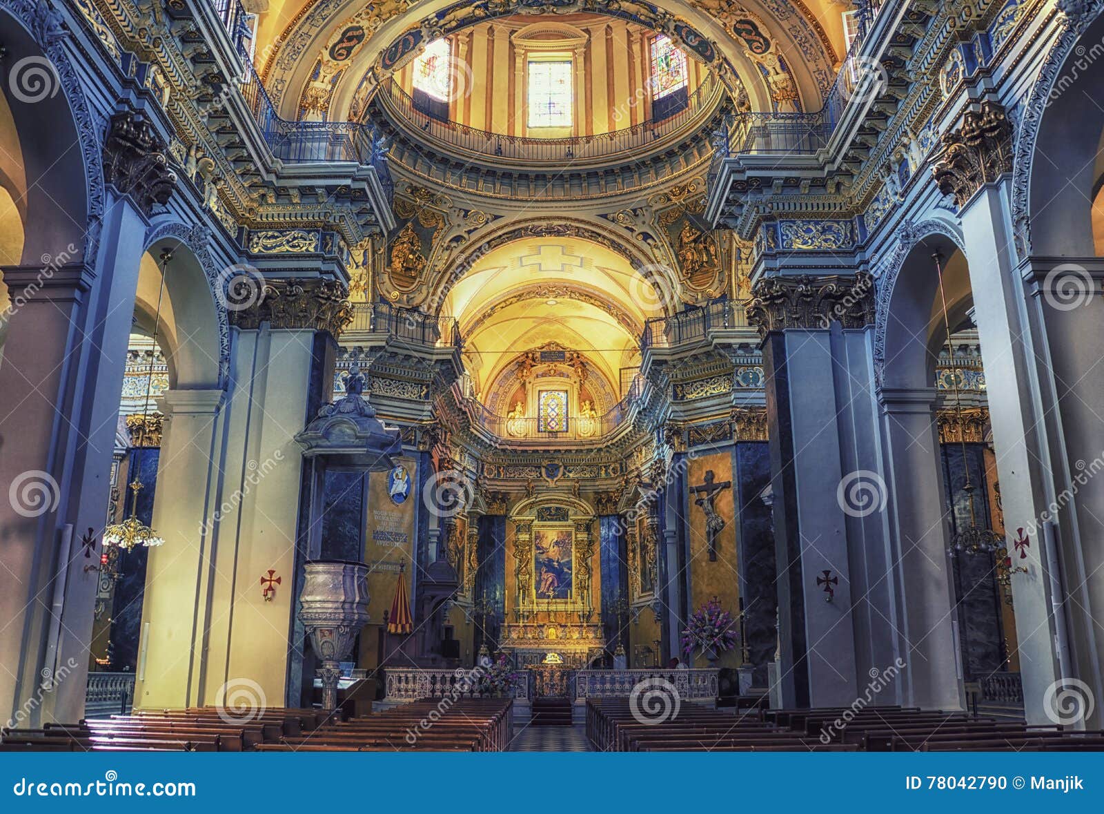 Cathedral Sainte-reparate in Nice Editorial Image - Image of french ...