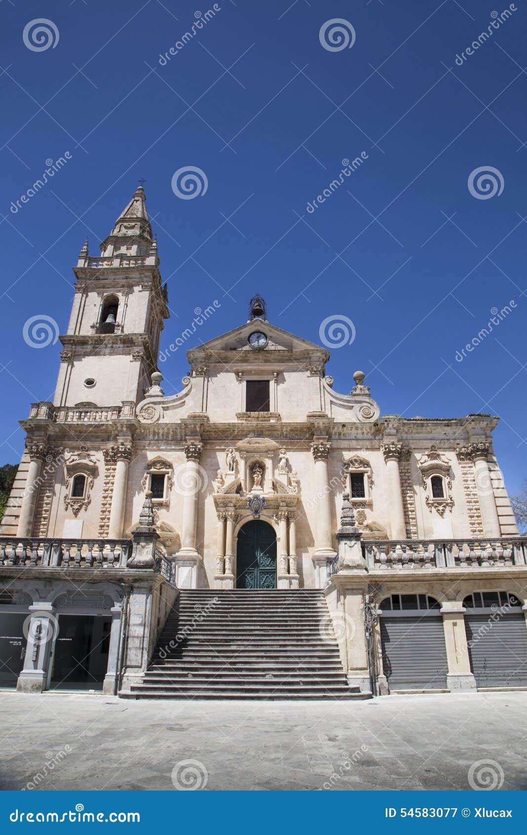 Cathedral of San Giovanni in Ragusa Stock Image - Image of italy ...