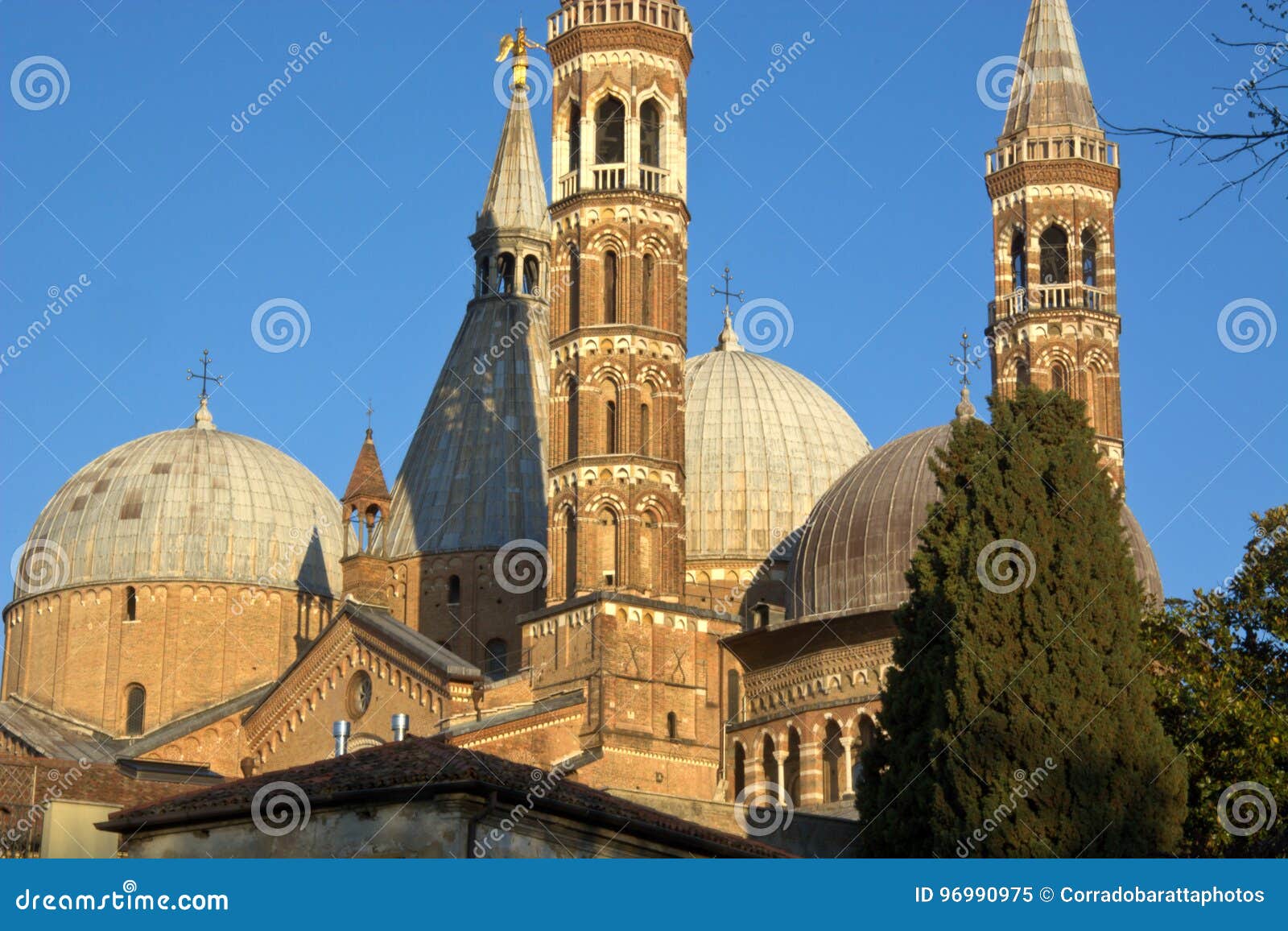 Cathedral of Sant `Antonio Da Padova Stock Image - Image of confession ...