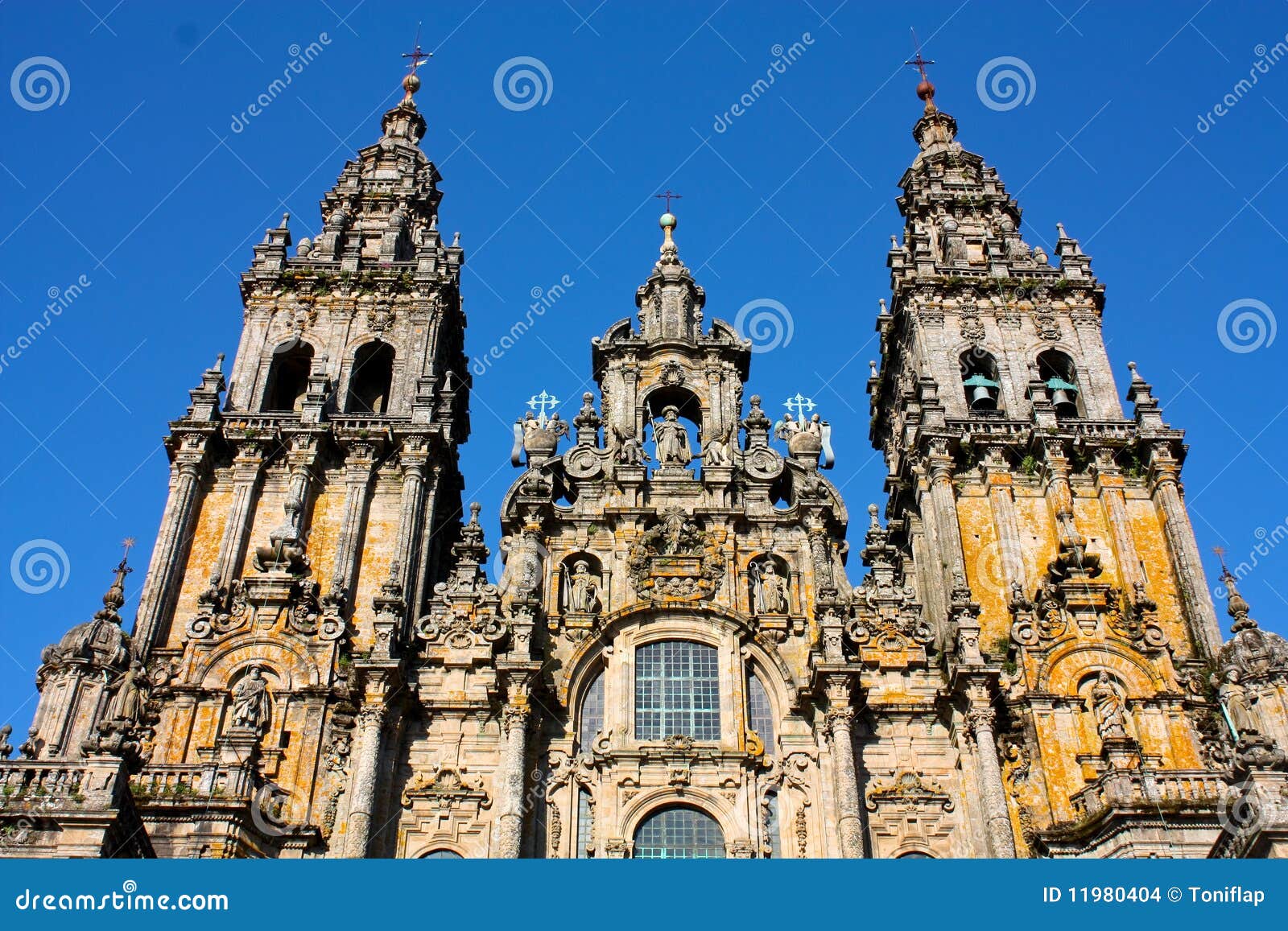 Cathedral of Santiago De Compostela Stock Photo - Image of apostle ...