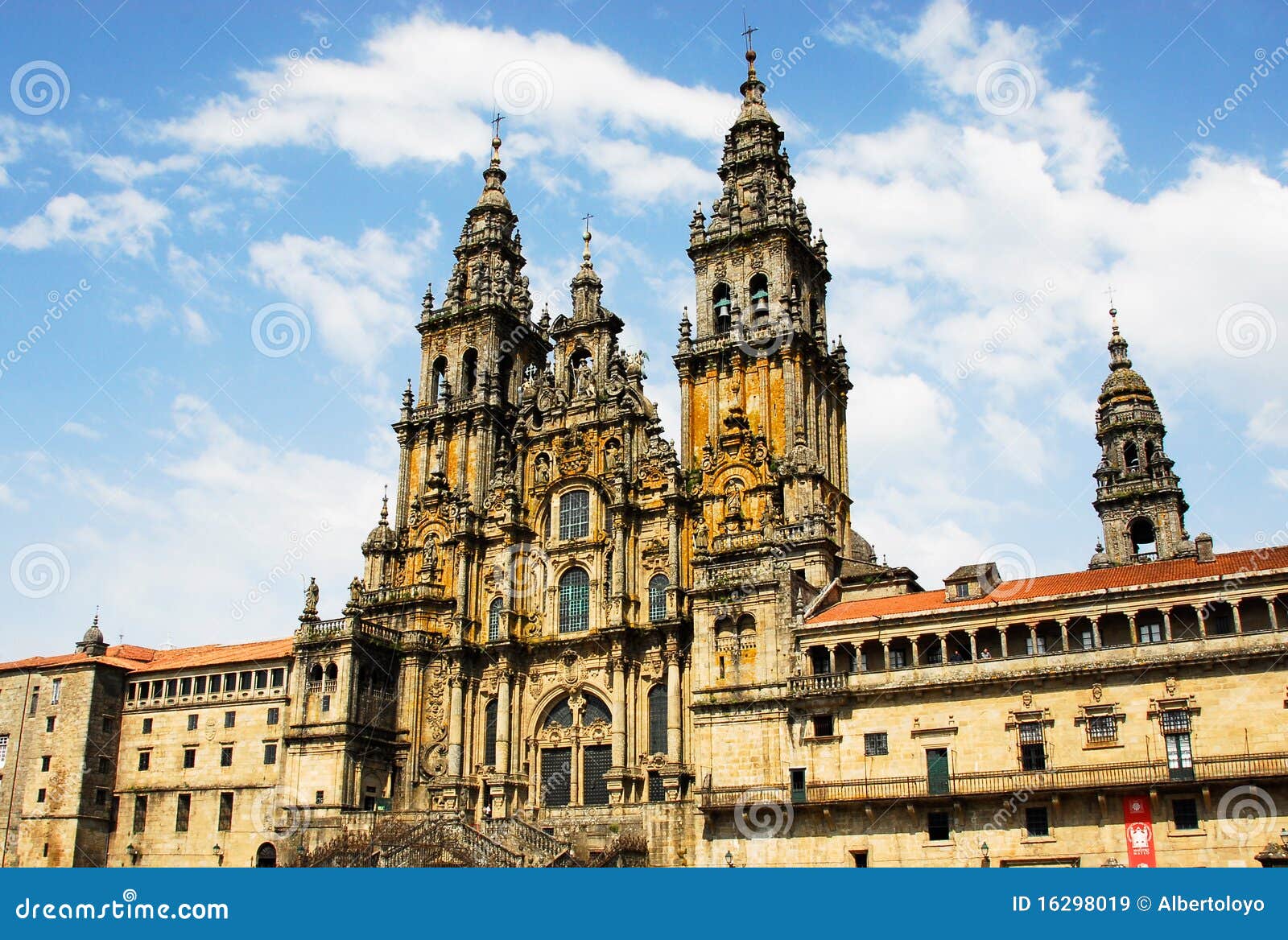 Cathedral of Santiago De Compostela Stock Image - Image of national ...