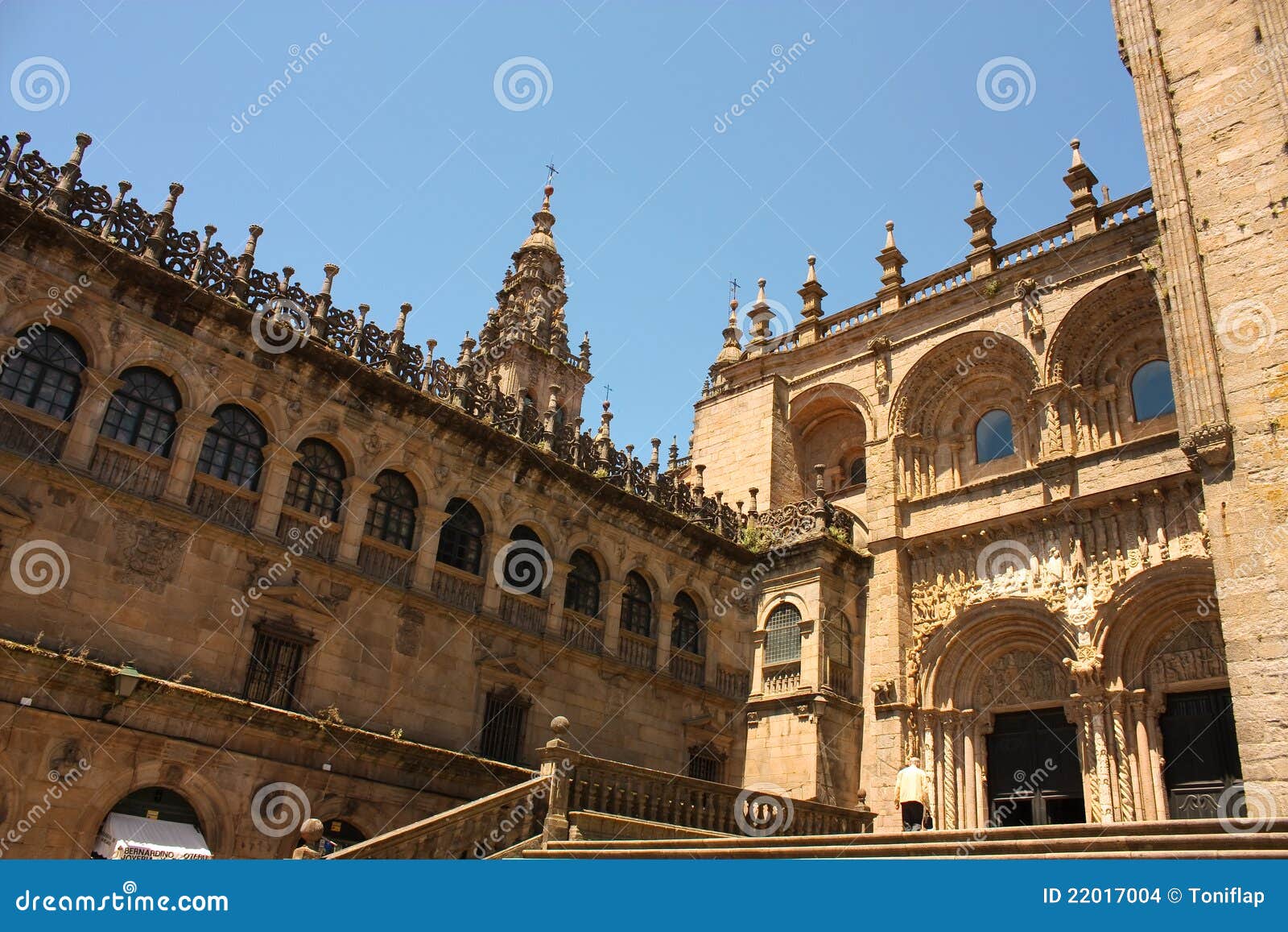 Santiago De Compostela Sign On A Appeal Tree Royalty-Free Stock Photo ...