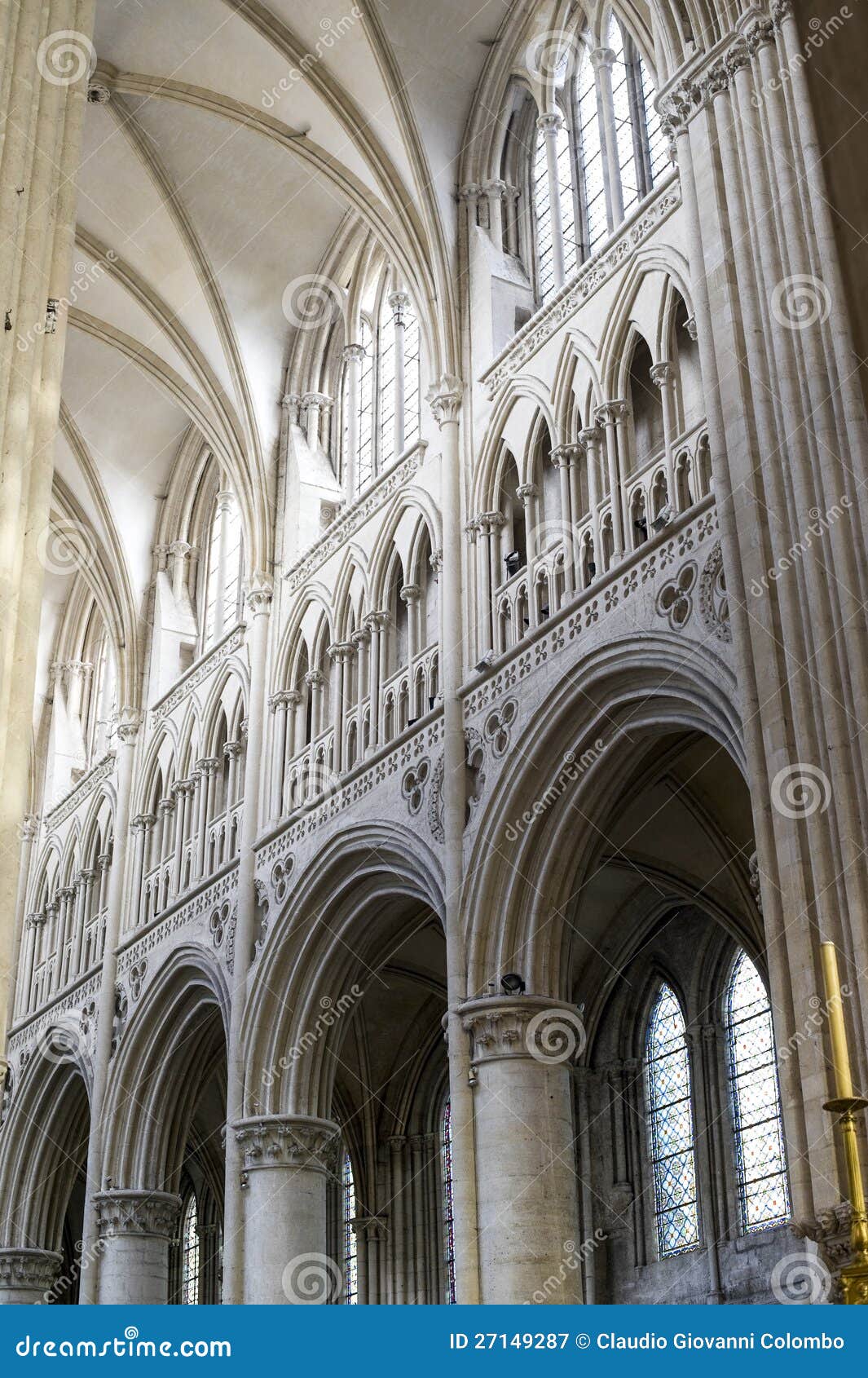 Cathedral of Sees stock image. Image of normandy, sees - 27149287