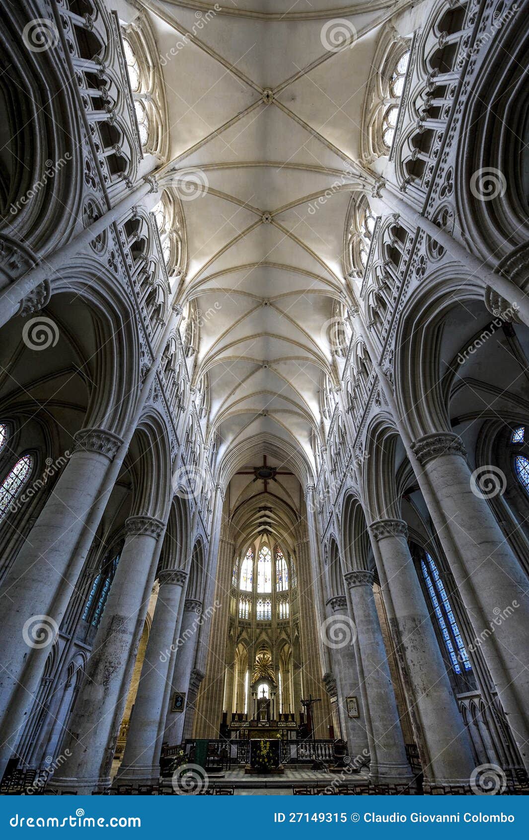 Cathedral of Sees stock image. Image of religious, indoor - 27149315