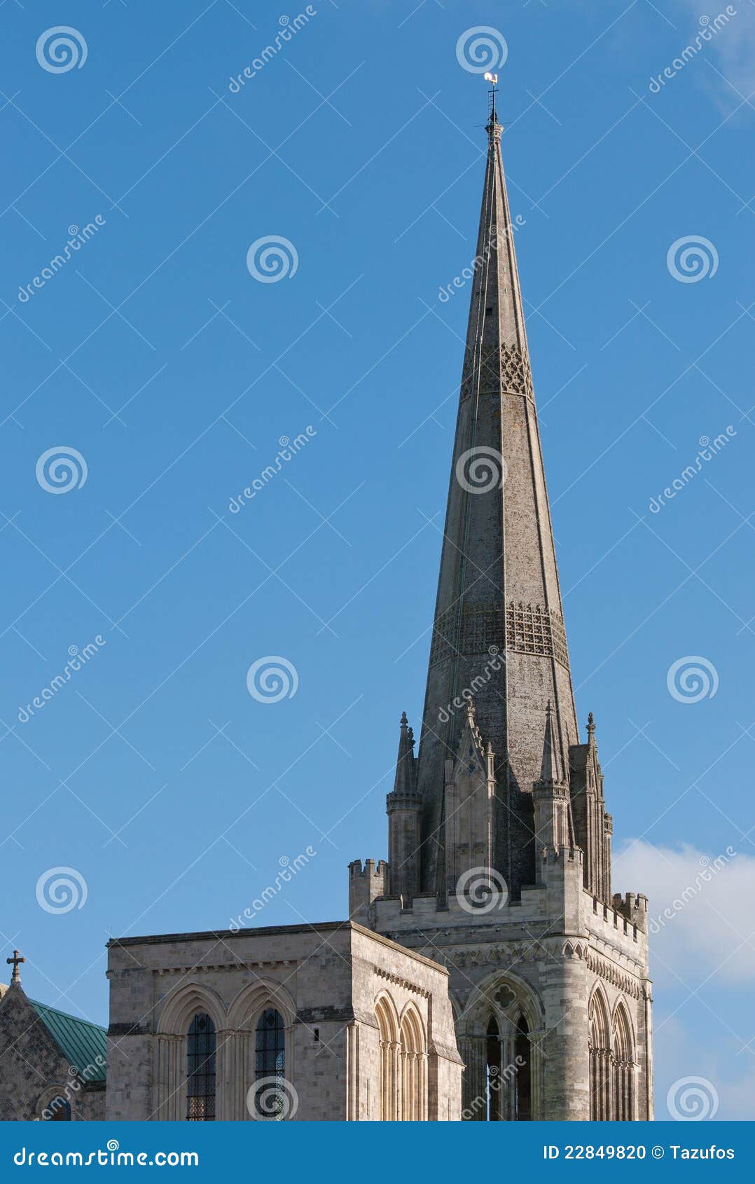 Cathedral Spire. stock photo. Image of majestic, tourism - 22849820