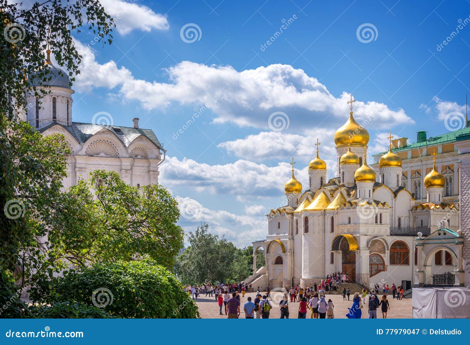 Cathedral Square, Moscow Kremlin, Russia Editorial Photography - Image ...