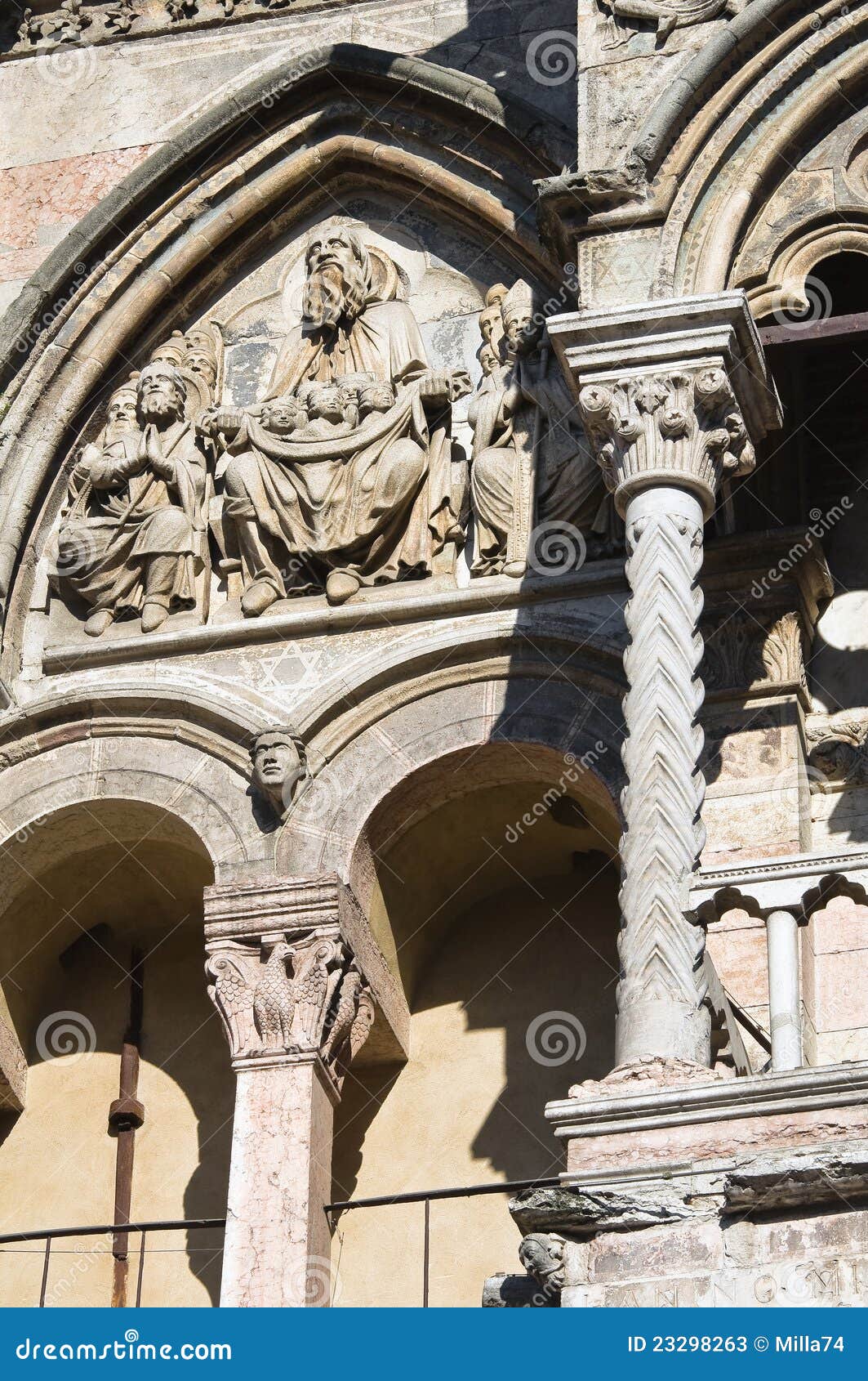 Cathedral of St. George. Ferrara. Emilia-Romagna Stock Image - Image of ...