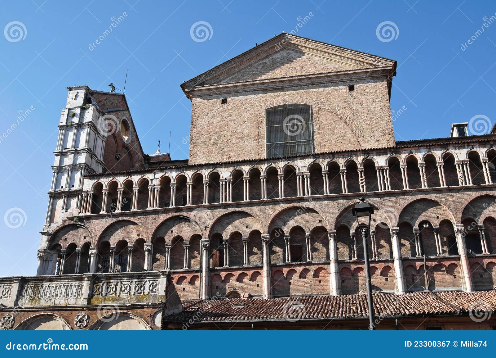 Cathedral of St. George. Ferrara. Emilia-Romagna Stock Image - Image of ...