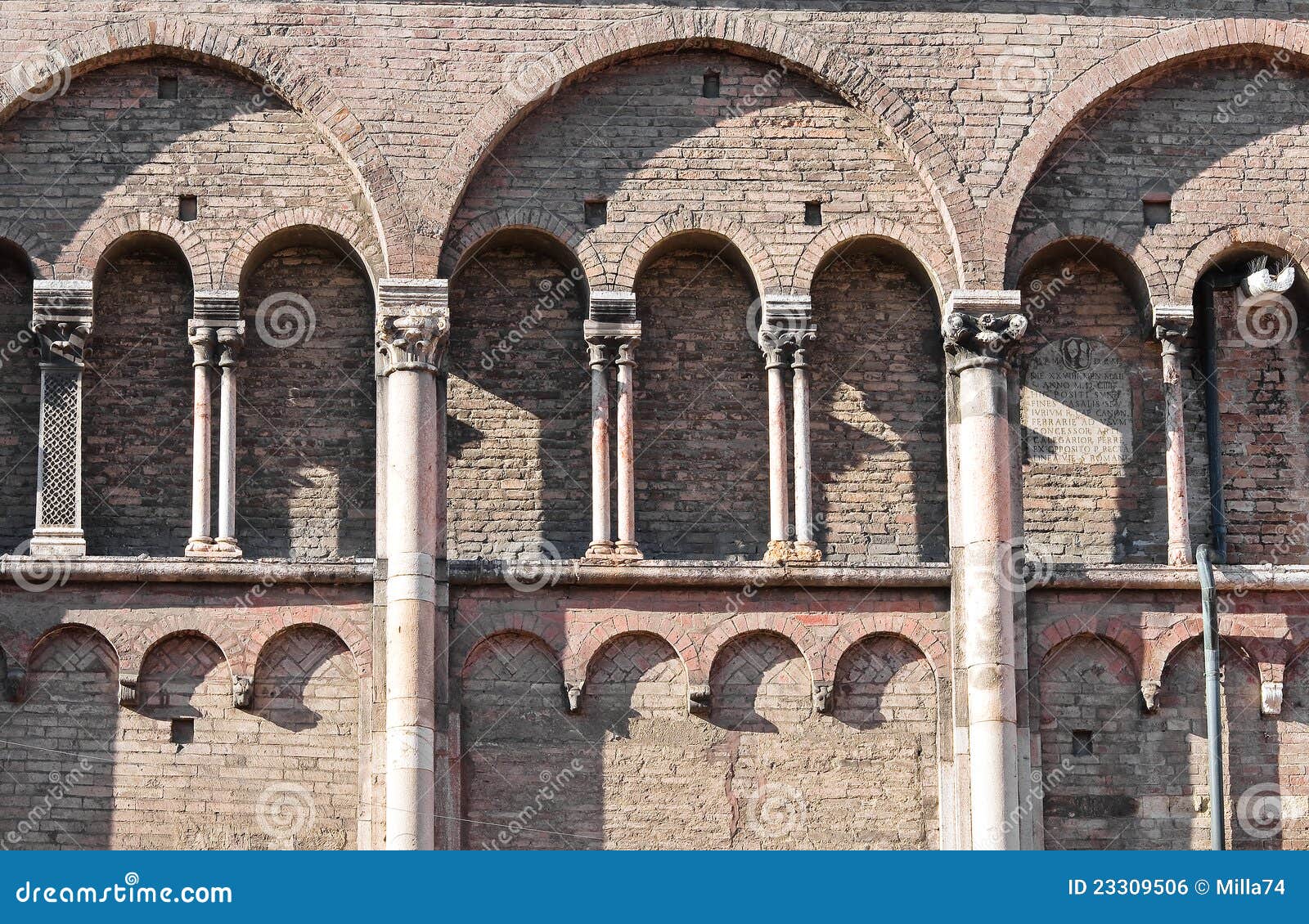Cathedral of St. George. Ferrara. Emilia-Romagna. Stock Photo - Image ...