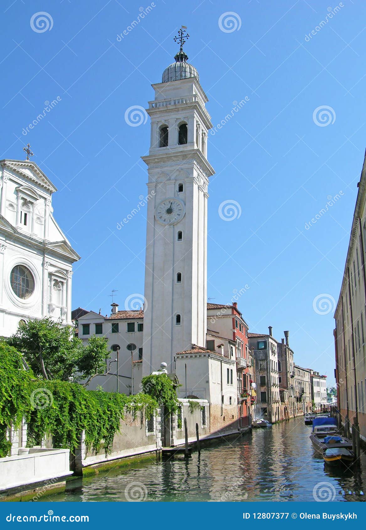 Cathedral of St. George, Venice, Stock Image - Image of cityscape ...