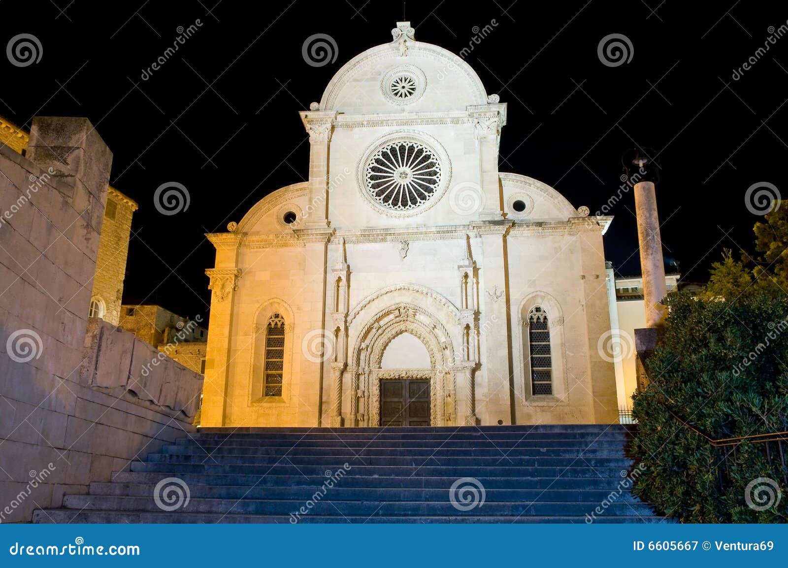 Cathedral of St Jacob in Sibenik Stock Image - Image of history, famous ...