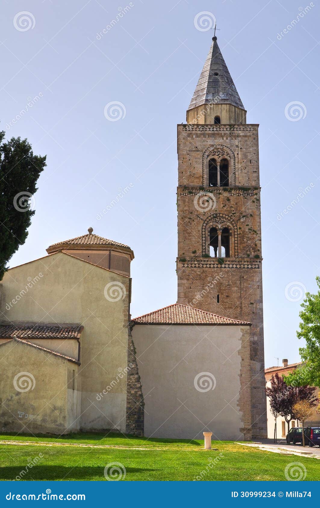 Cathedral of St. Maria Assunta. Melfi. Basilicata. Italy. Stock Photo ...