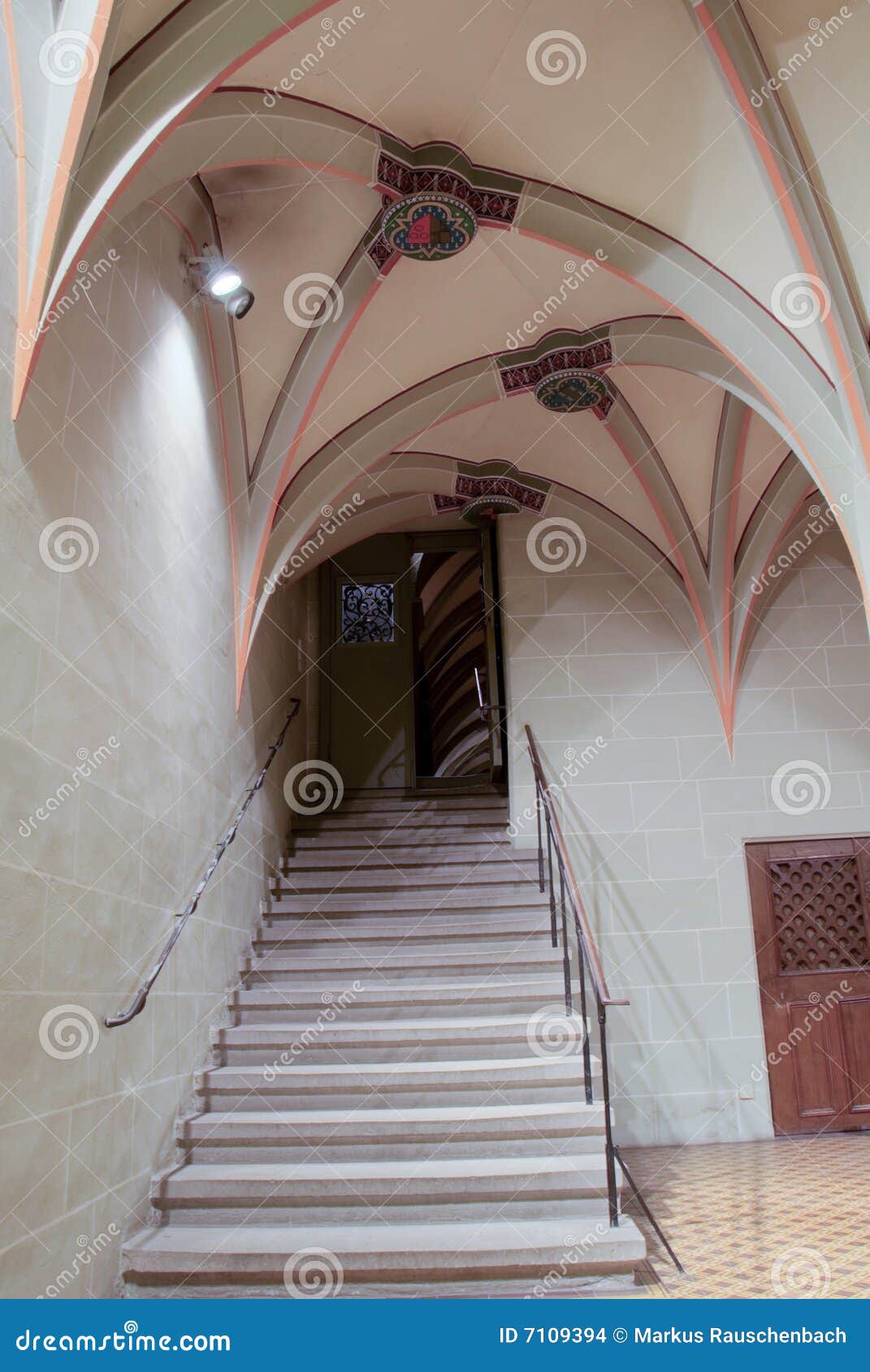 Cathedral staircase stock photo. Image of stairs, church - 7109394