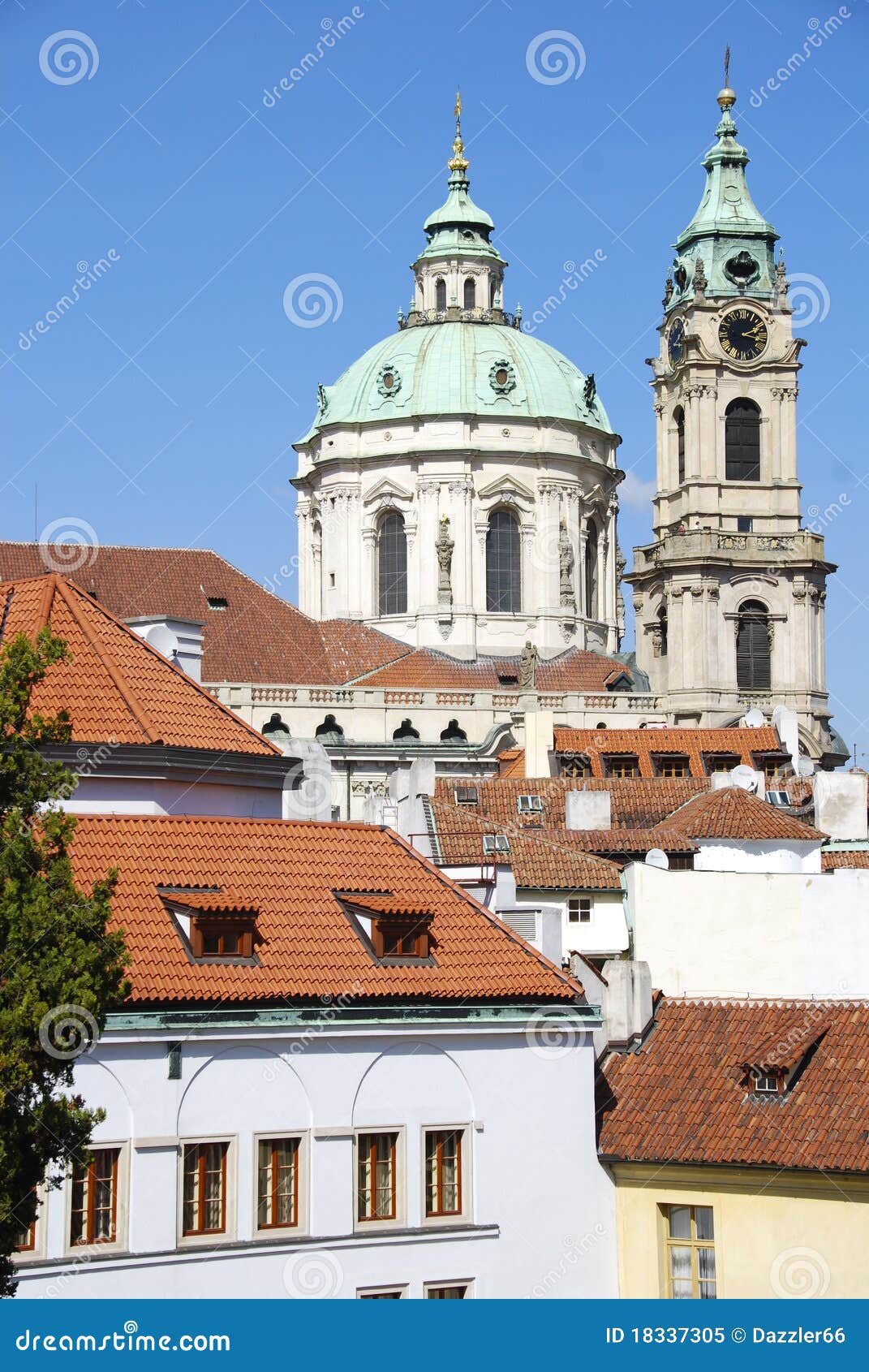 Cathedral Steeple stock image. Image of church, prague - 18337305
