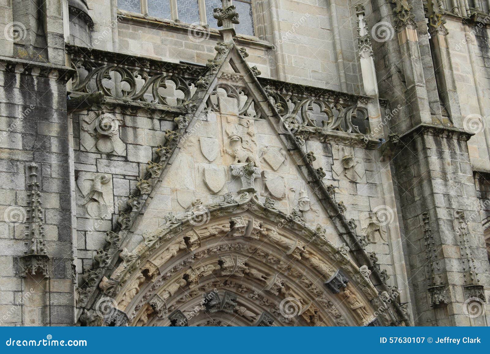 Cathedral stonework stock image. Image of europe, artwork - 57630107