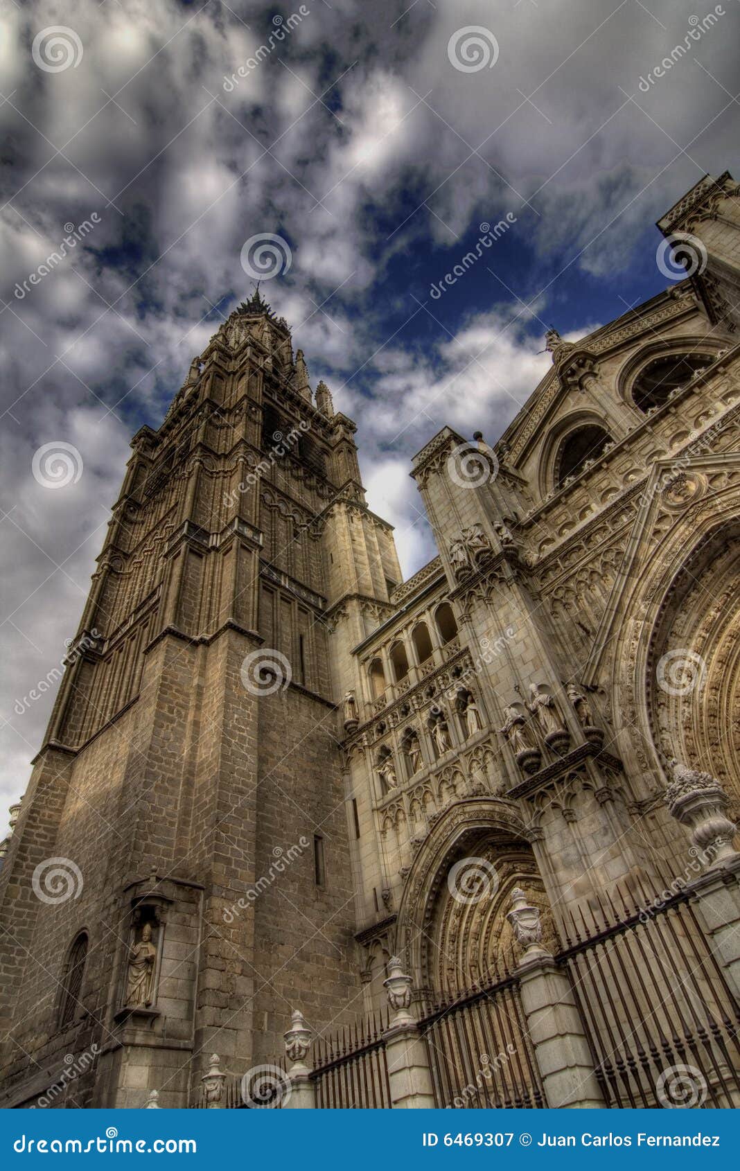 Cathedral of Toledo stock image. Image of heaven, gothic - 6469307