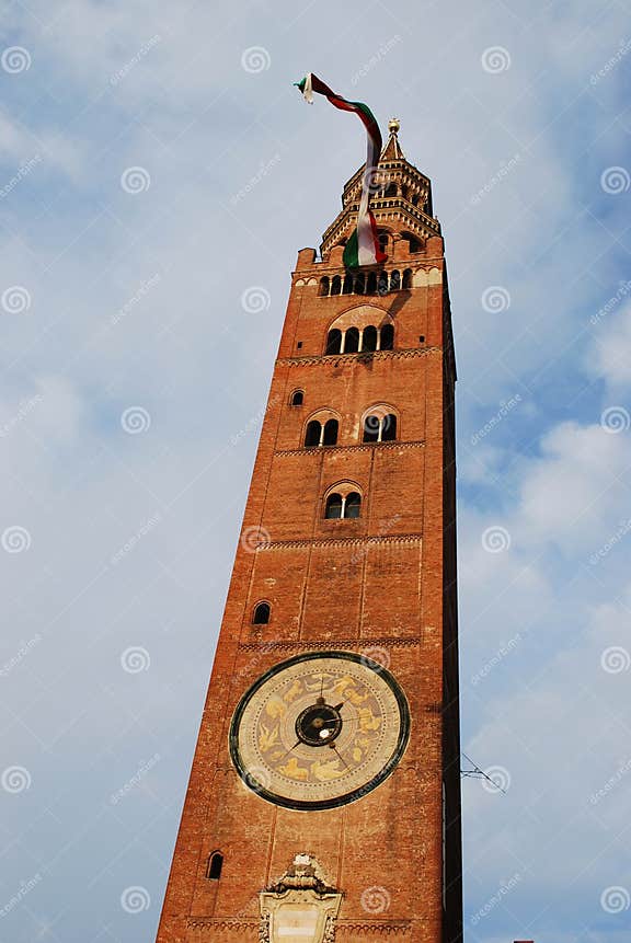 Cathedral Tower Bell, Cremona Stock Image - Image of antique, culture ...