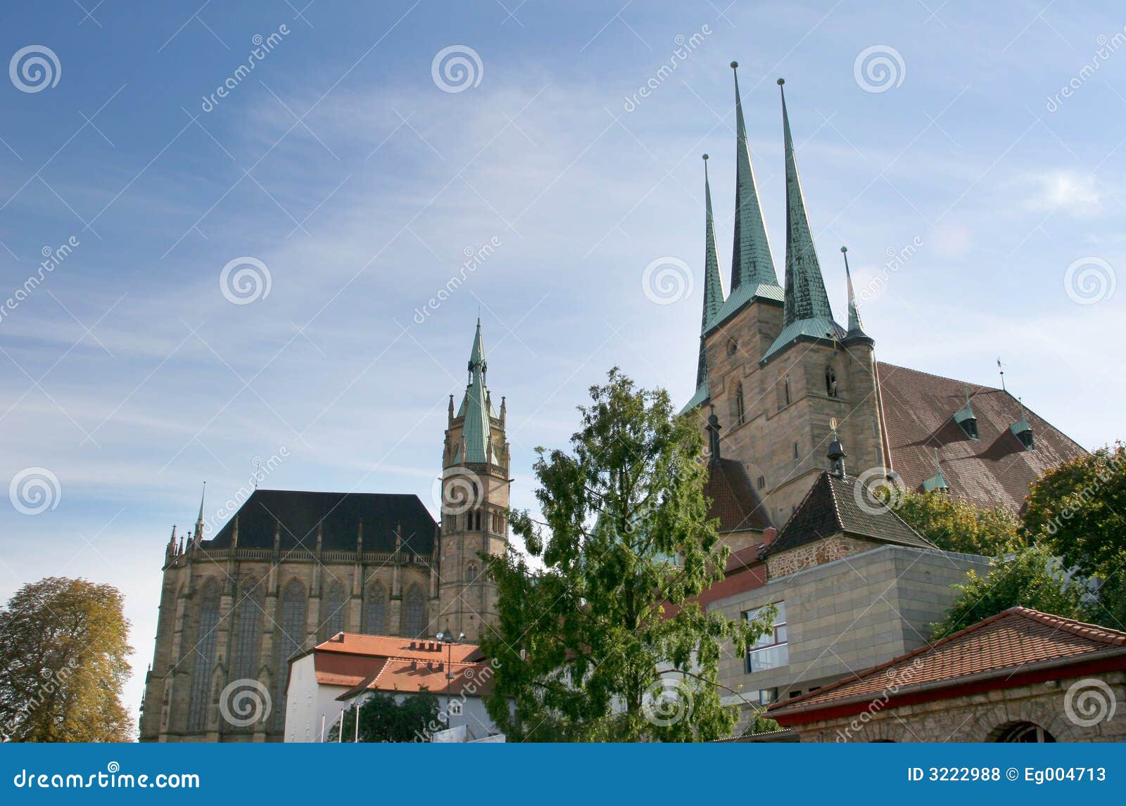 Cathedral Towers stock photo. Image of ages, cathedral - 3222988