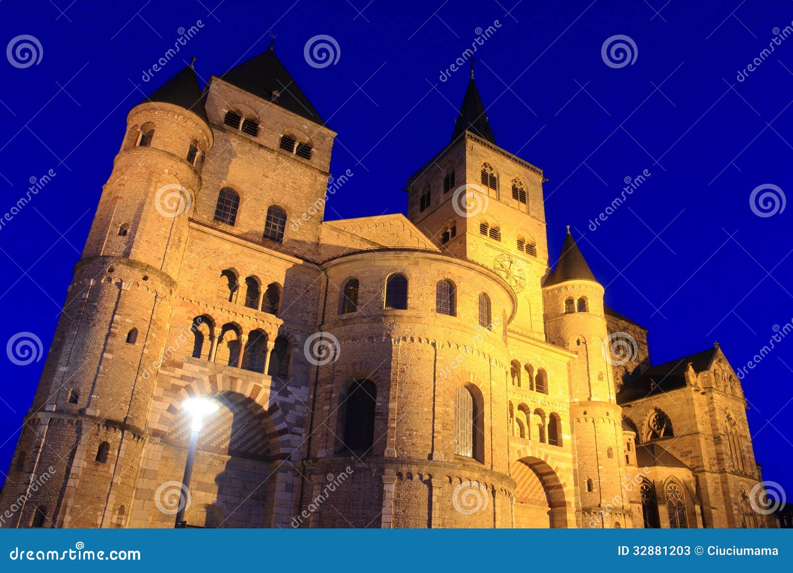Cathedral in Trier by Night Stock Image - Image of germany, trier: 32881203