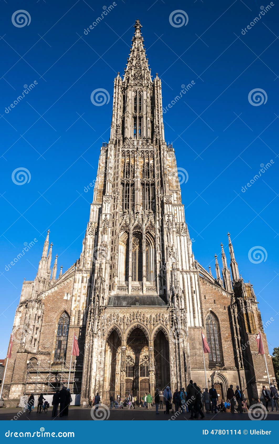 Cathedral in Ulm editorial stock image. Image of medieval - 47801114