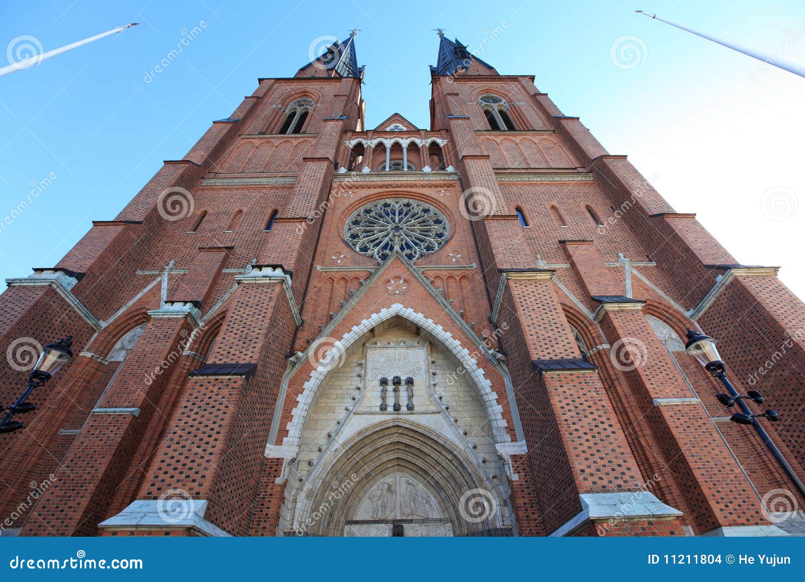 Cathedral in Uppsala,sweden Stock Photo - Image of scandinavia, faith ...