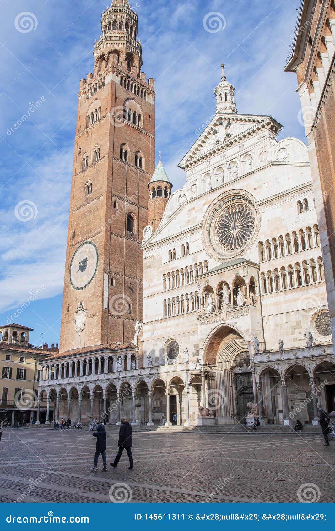 Cathedral and Torrazzo, Cremona Editorial Photo - Image of gothic ...