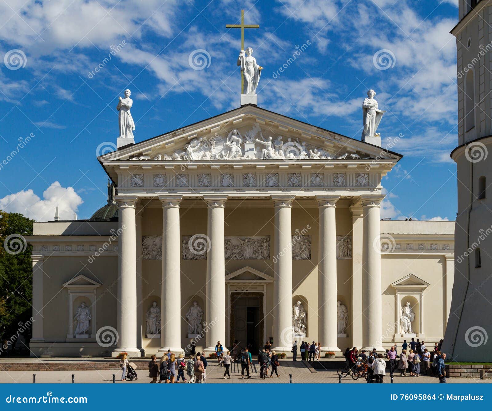 The Cathedral of Vilnius, Lithuania Editorial Stock Image - Image of ...