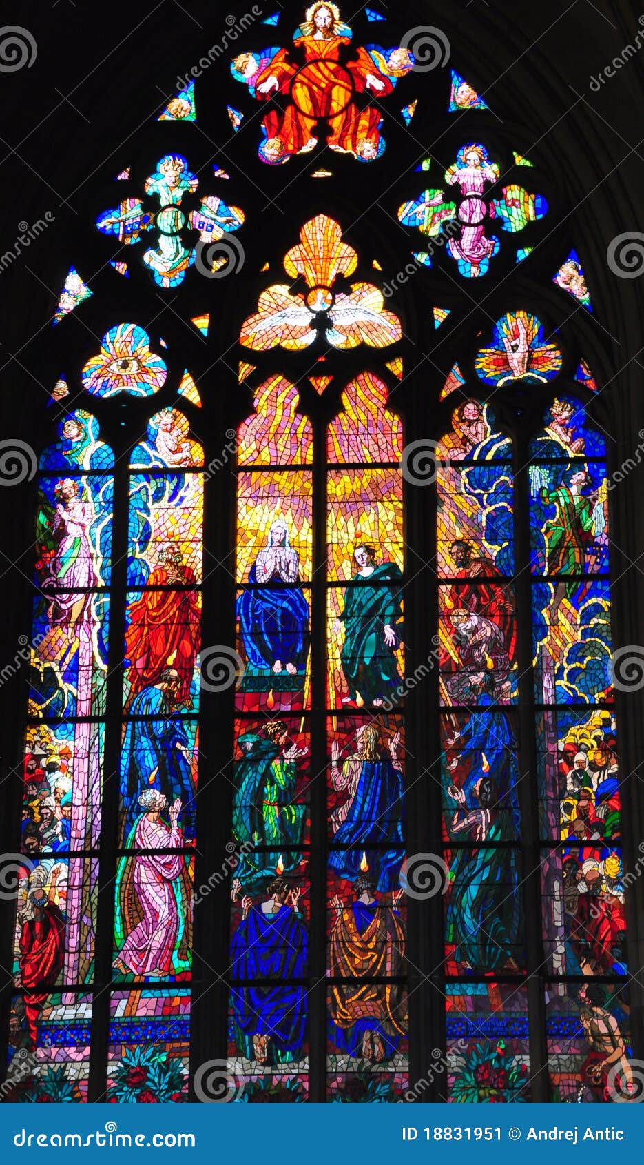 Cathedral window stock image. Image of blessed, christian - 18831951