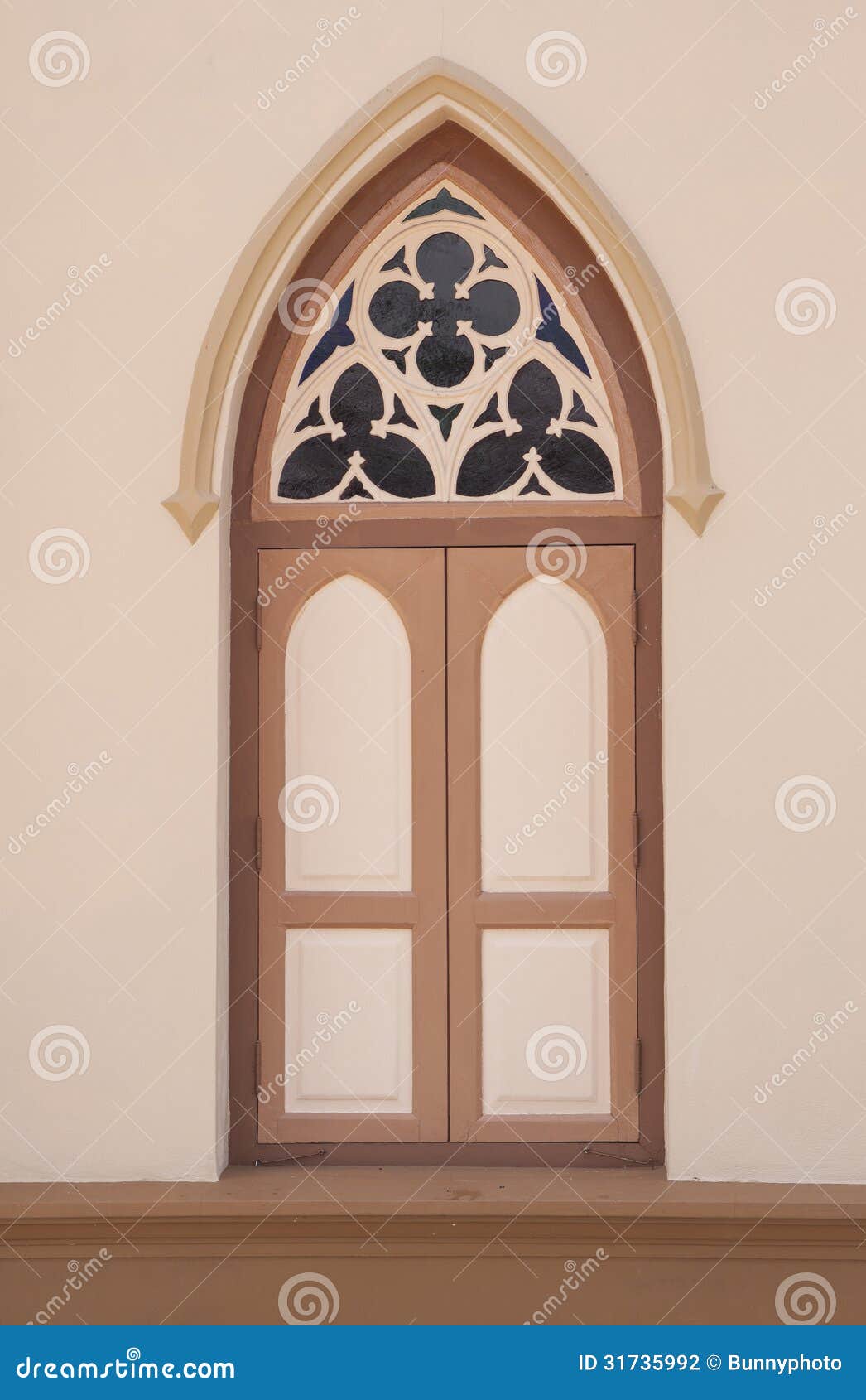 Cathedral Window stock photo. Image of architecture, perspective - 31735992