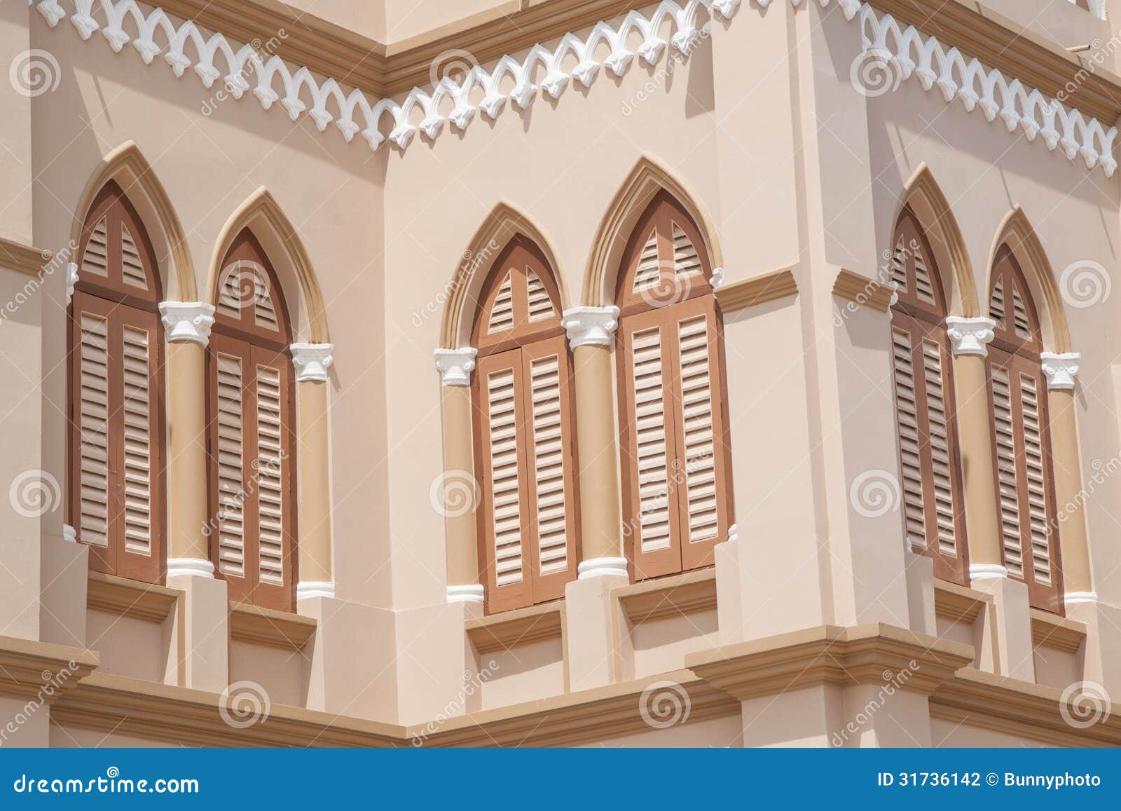 Cathedral Window stock photo. Image of wood, catholic - 31736142