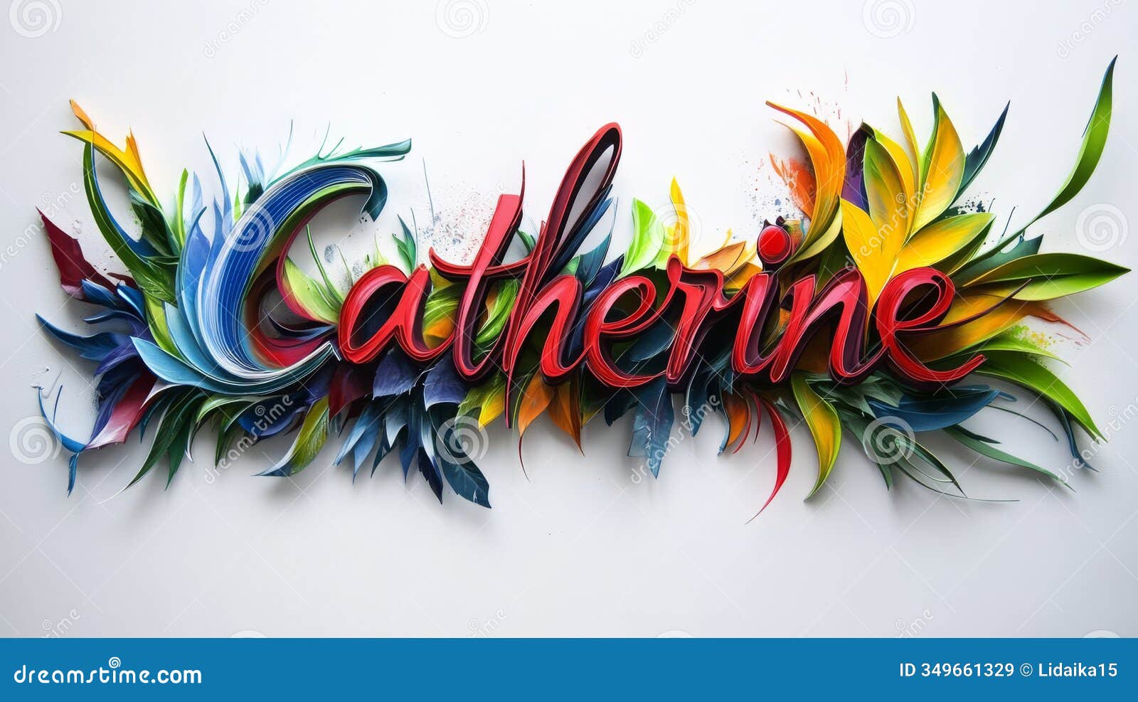 Catherine Graffiti Splash Designt Stock Photo | CartoonDealer.com ...