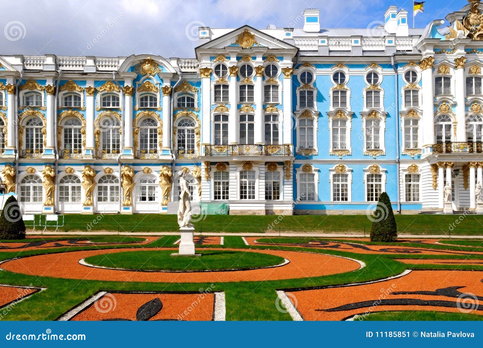 Catherine Palace stock image. Image of exterior, castle - 11185851