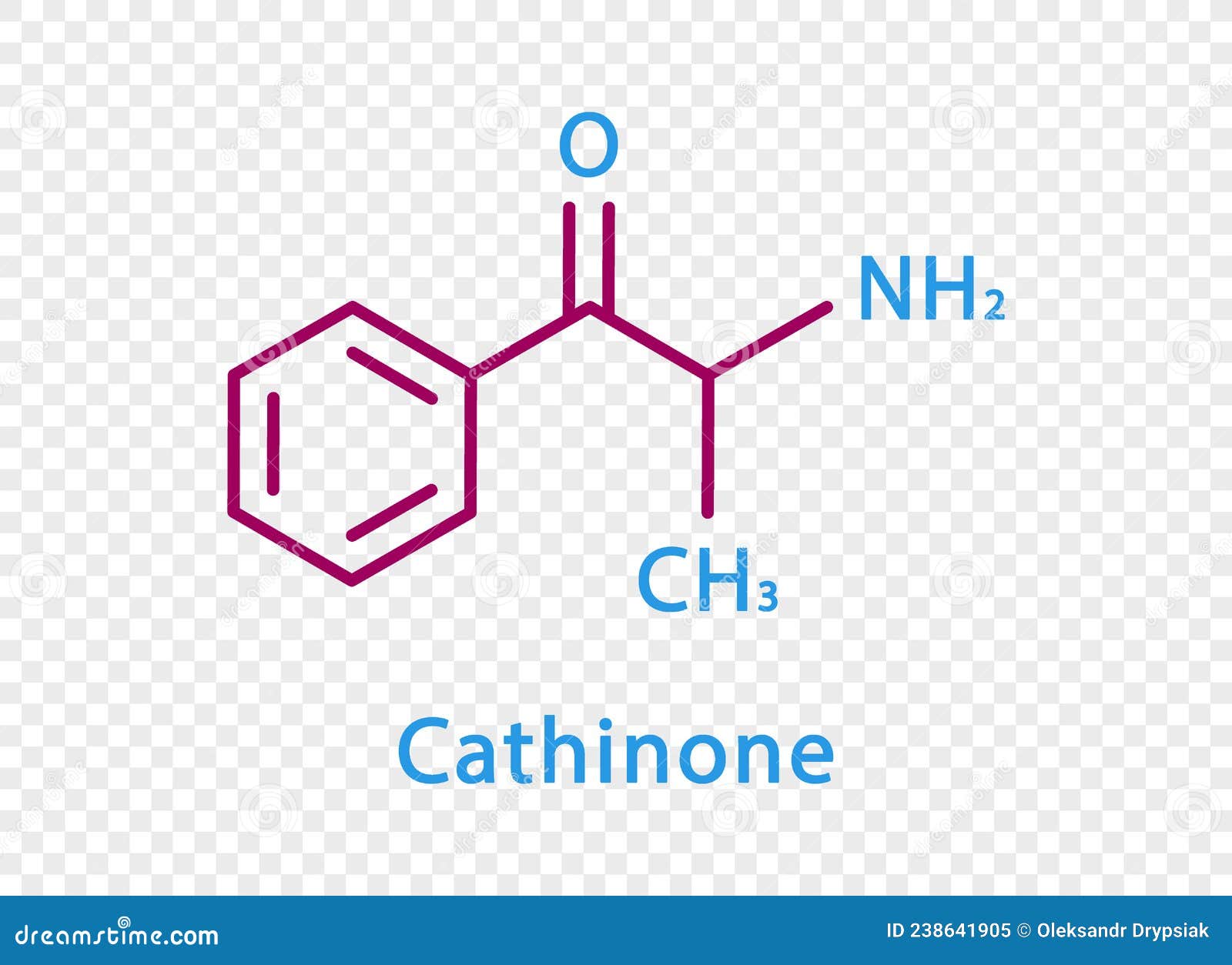 Cathinone Chemical Formula. Cathinone Structural Chemical Formula ...