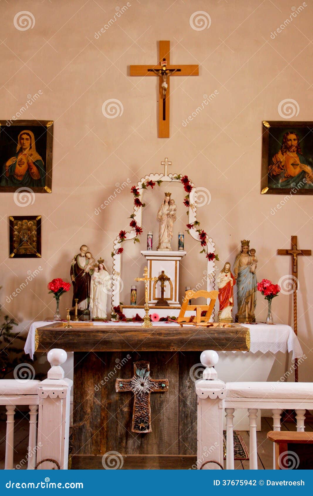 Catholic Altar In Public Street Royalty-Free Stock Photography ...