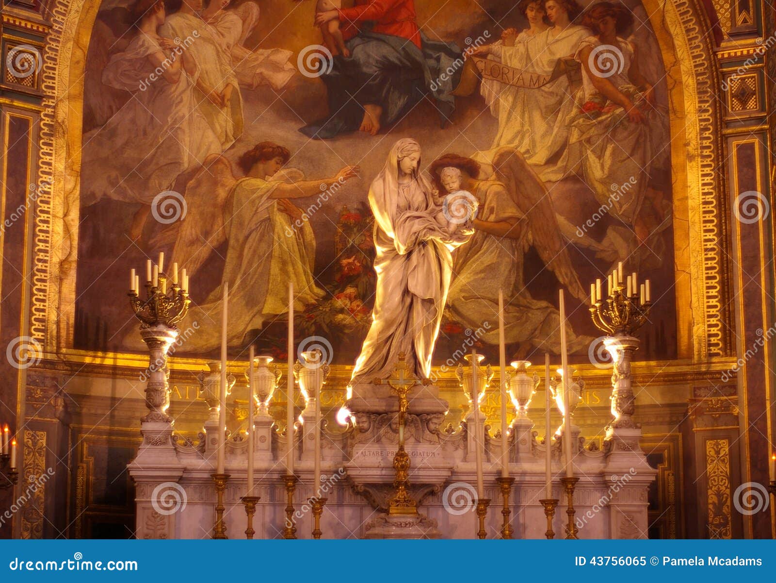 Catholic Alter stock image. Image of christianity, christ - 43756065
