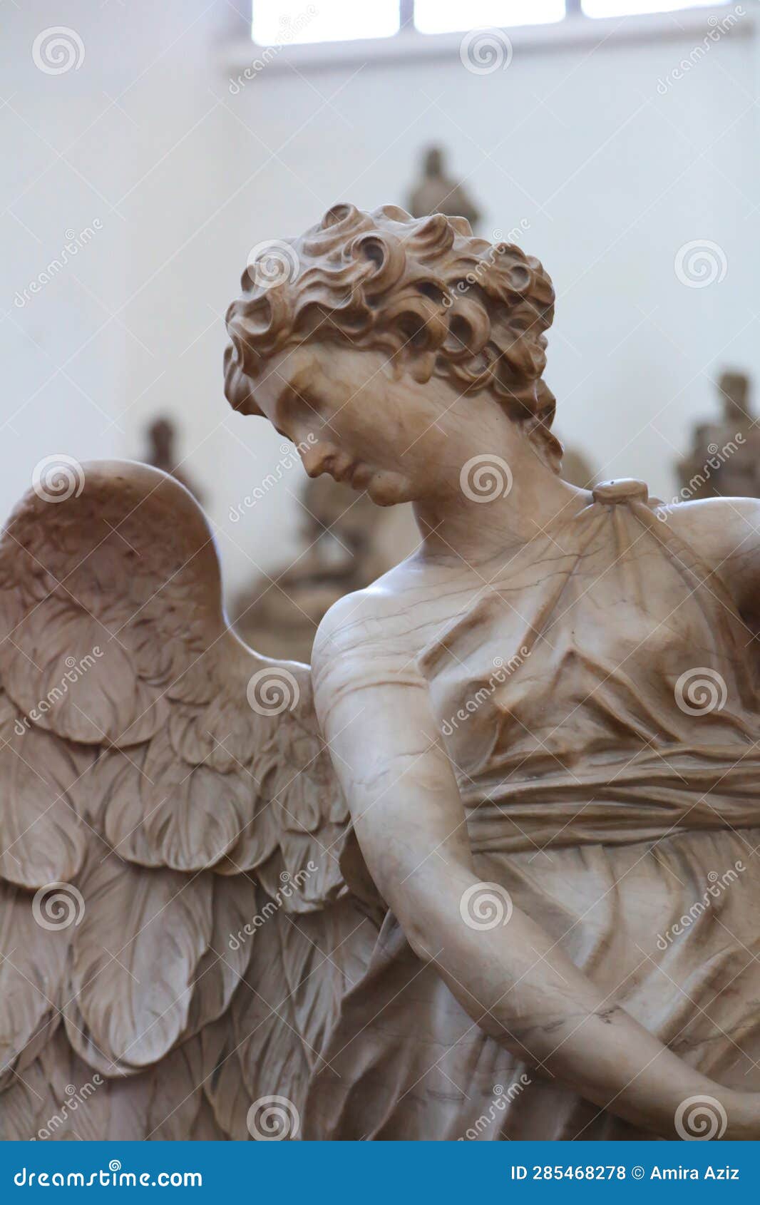 Catholic Angel Statue, Berlin Editorial Stock Photo - Image of religion ...