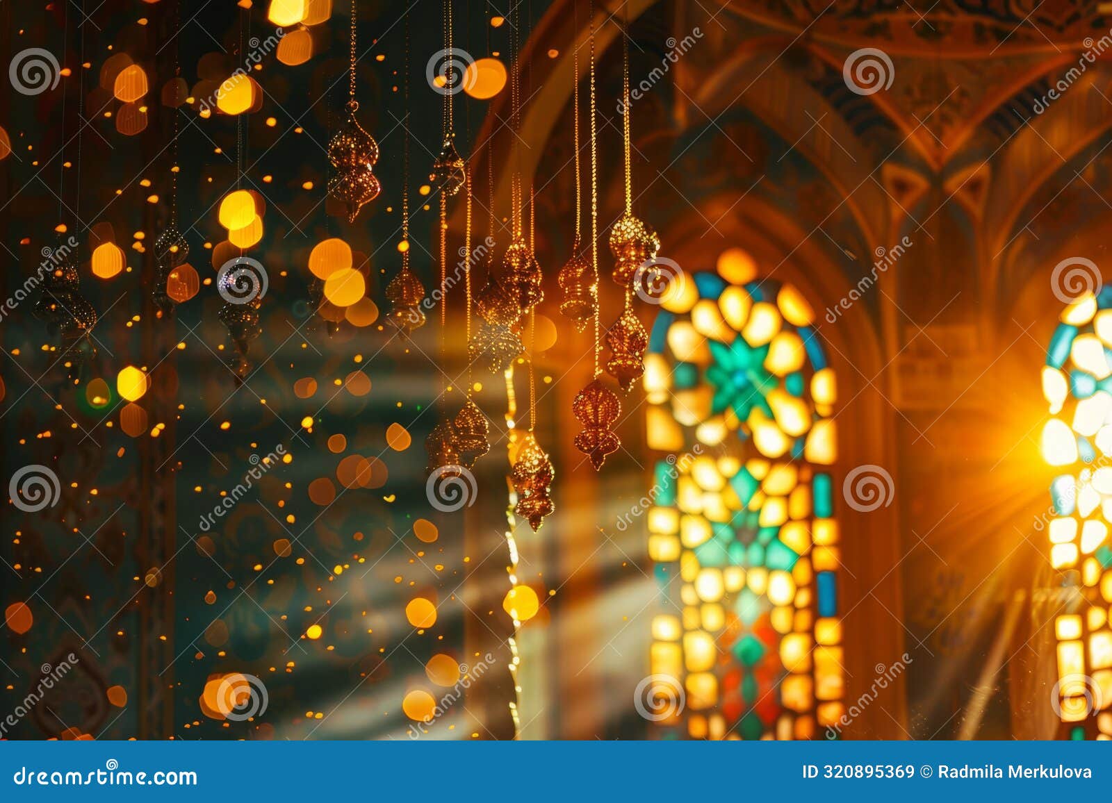 Catholic Architecture Illuminated by the Sun from the Window and ...