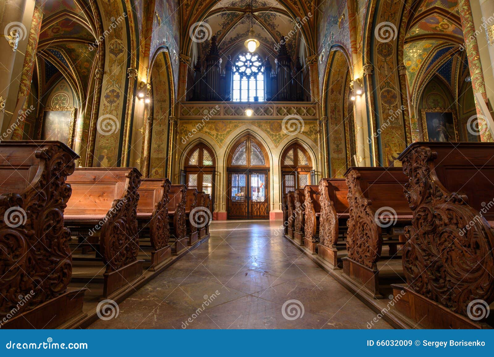 Catholic Cathedral inside editorial stock image. Image of history ...