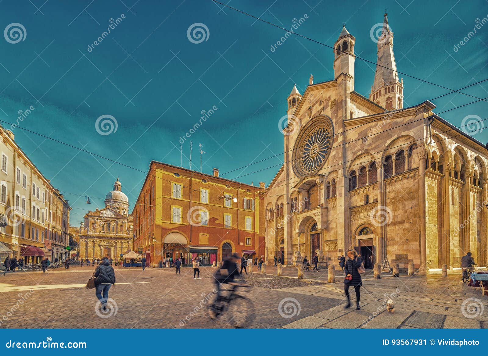 Catholic Cathedral in Modena Editorial Photo - Image of blue, ancient ...