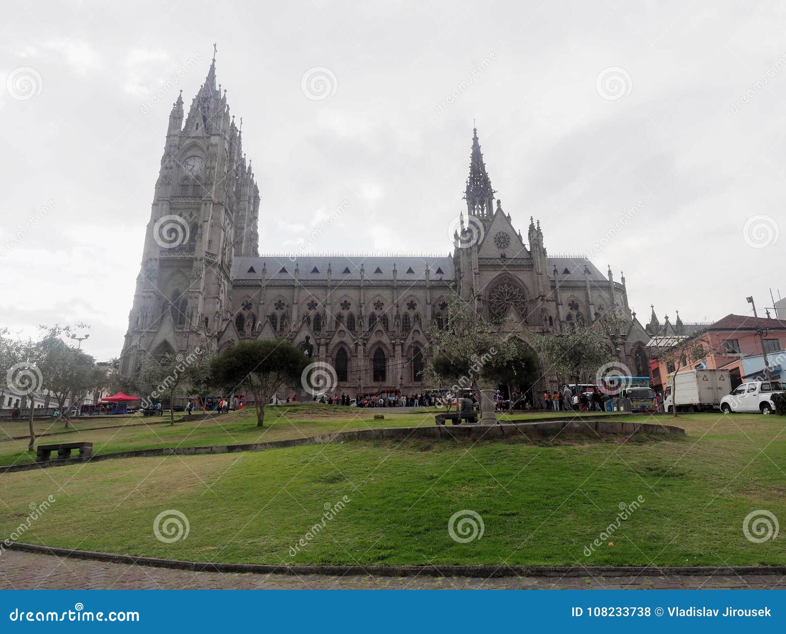 Catholic Cathedral, Quito, Ecuador Stock Photo - Image of travel, latin ...