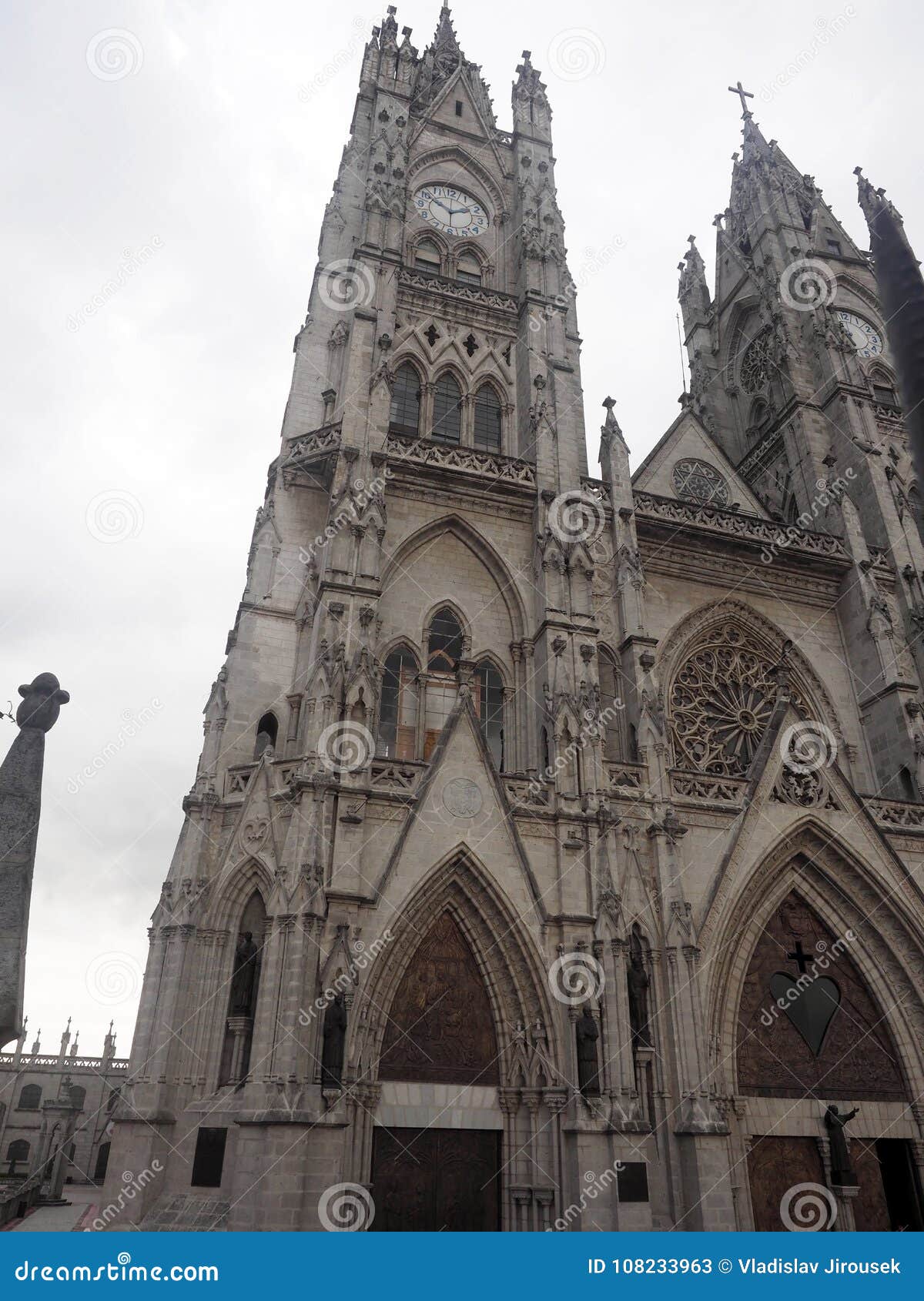 Catholic Cathedral, Quito, Ecuador Stock Image - Image of building ...